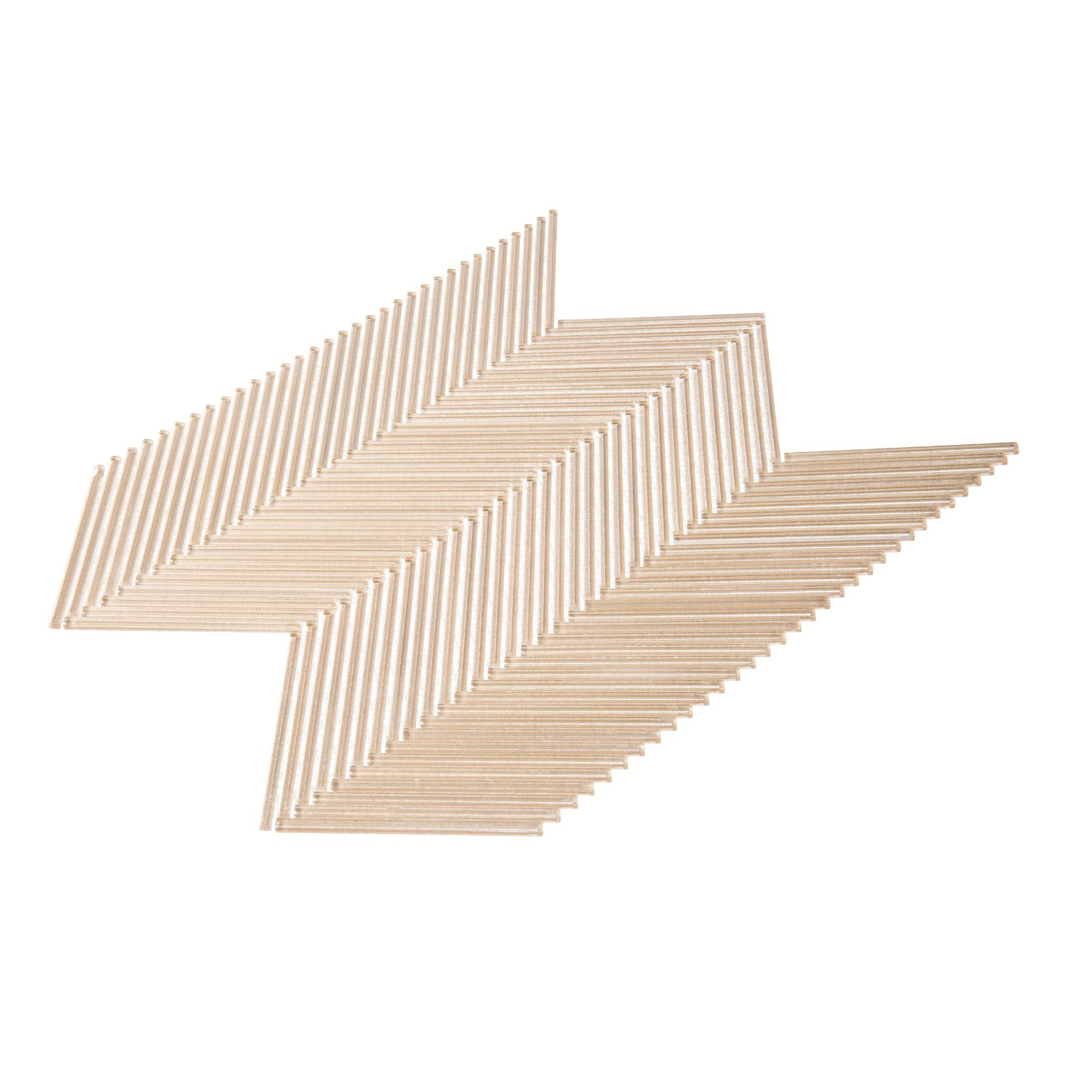 Andova Ramfield 12-in. x 12-in. Herrinbone Look Polished Glass Wall ...