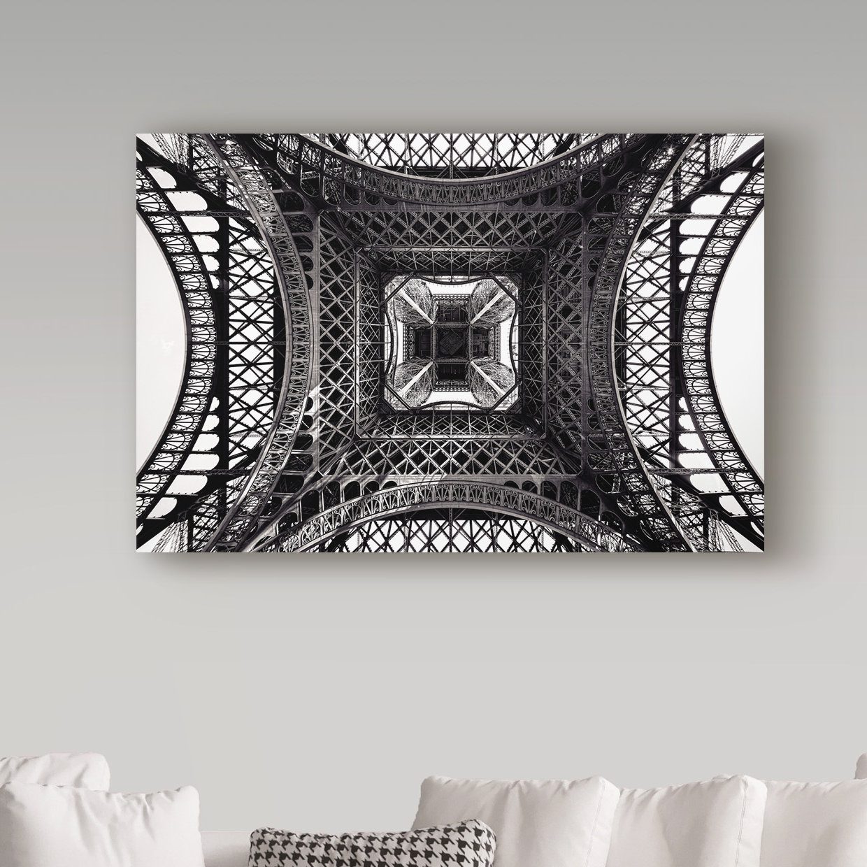 Ebern Designs Dyara 'Eiffel 6' Photographic Print on Wrapped Canvas ...