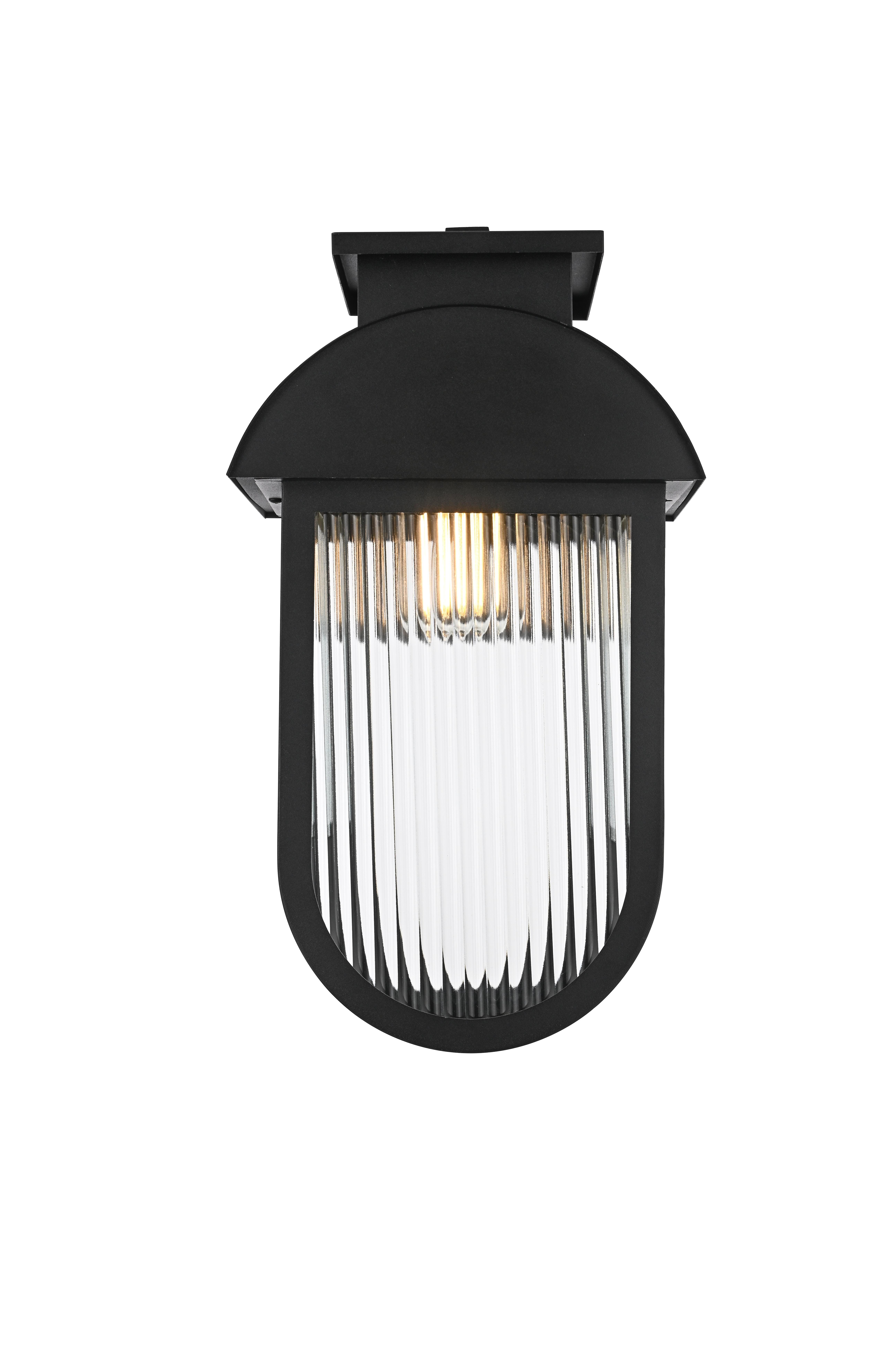 Lark Manor Albert Outdoor Wall sconce in Black - Wayfair Canada