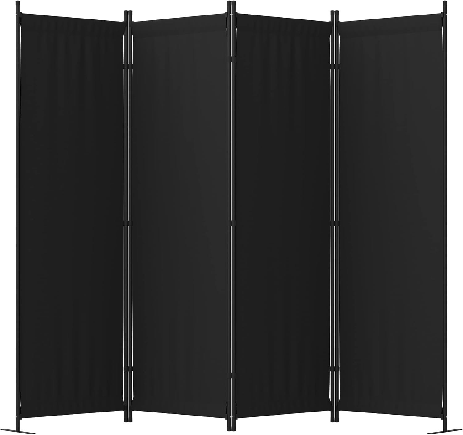 GEMBIK 4 Panel Folding Privacy Screen, 88” Portable Separating With 3 ...