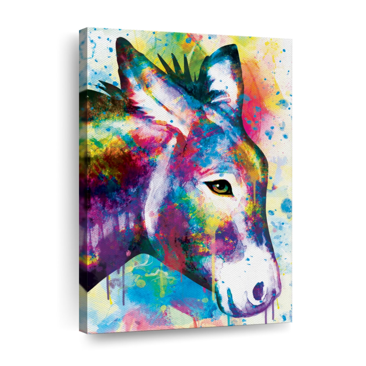Gracie Oaks Abstract Donkey Canvas Print - Wayfair Canada