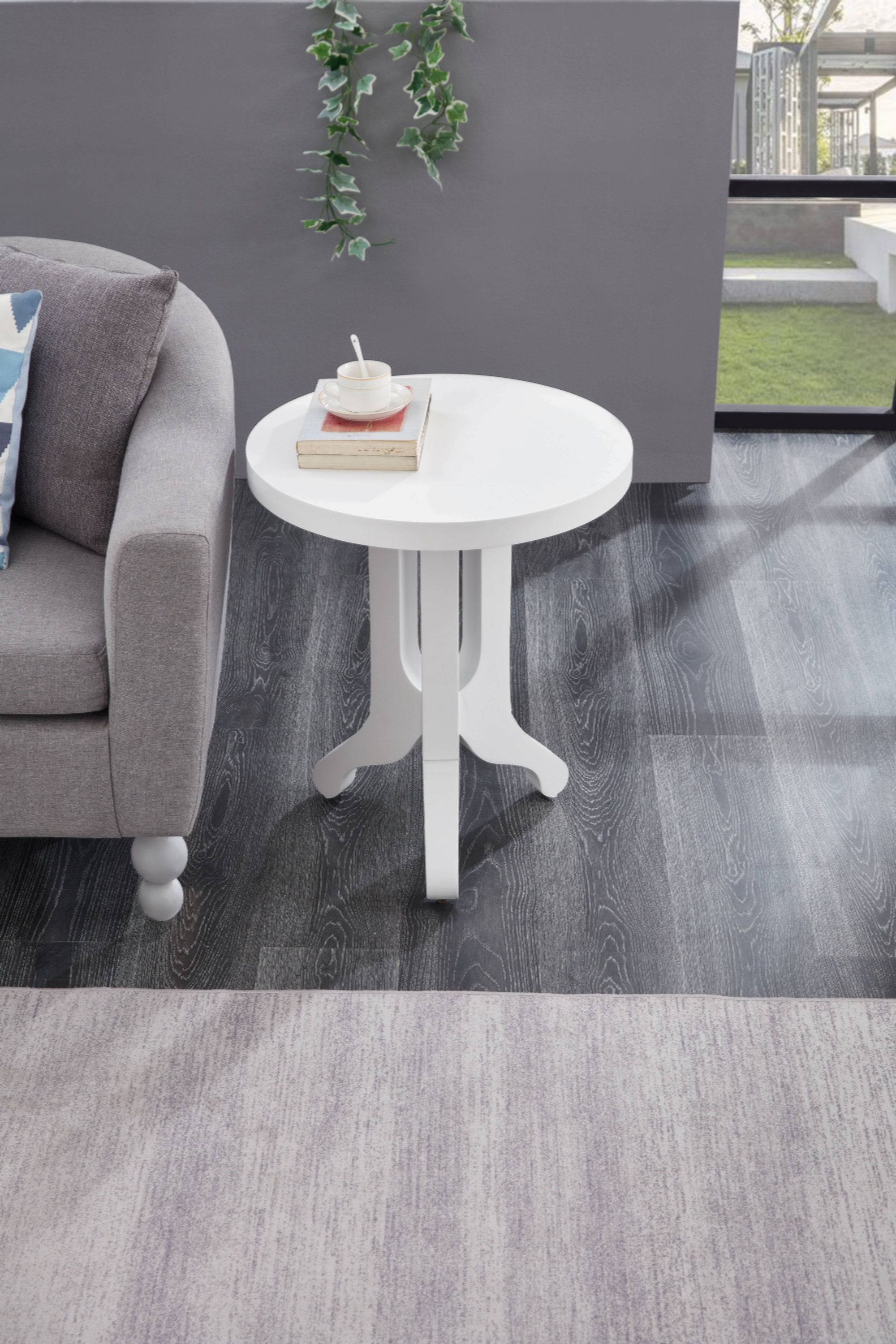 Lark Manor™ End Table For Living Room 1PC, Bed Side Table For Small Spaces With 3 Legs End Table ...