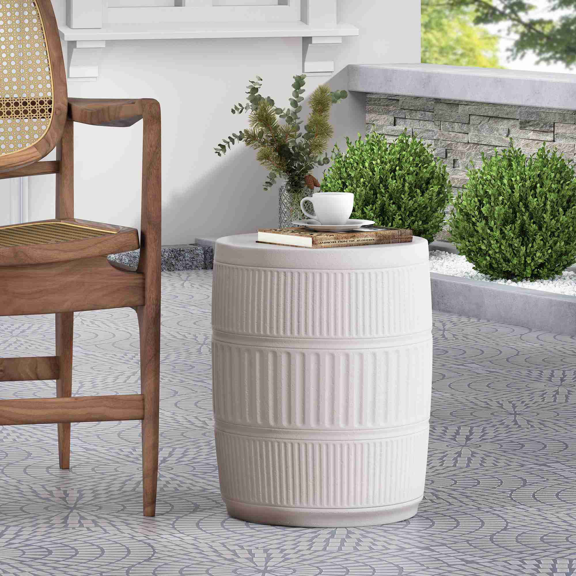 Latitude Run® OUTDOOR PATIO END TABLE - Wayfair Canada