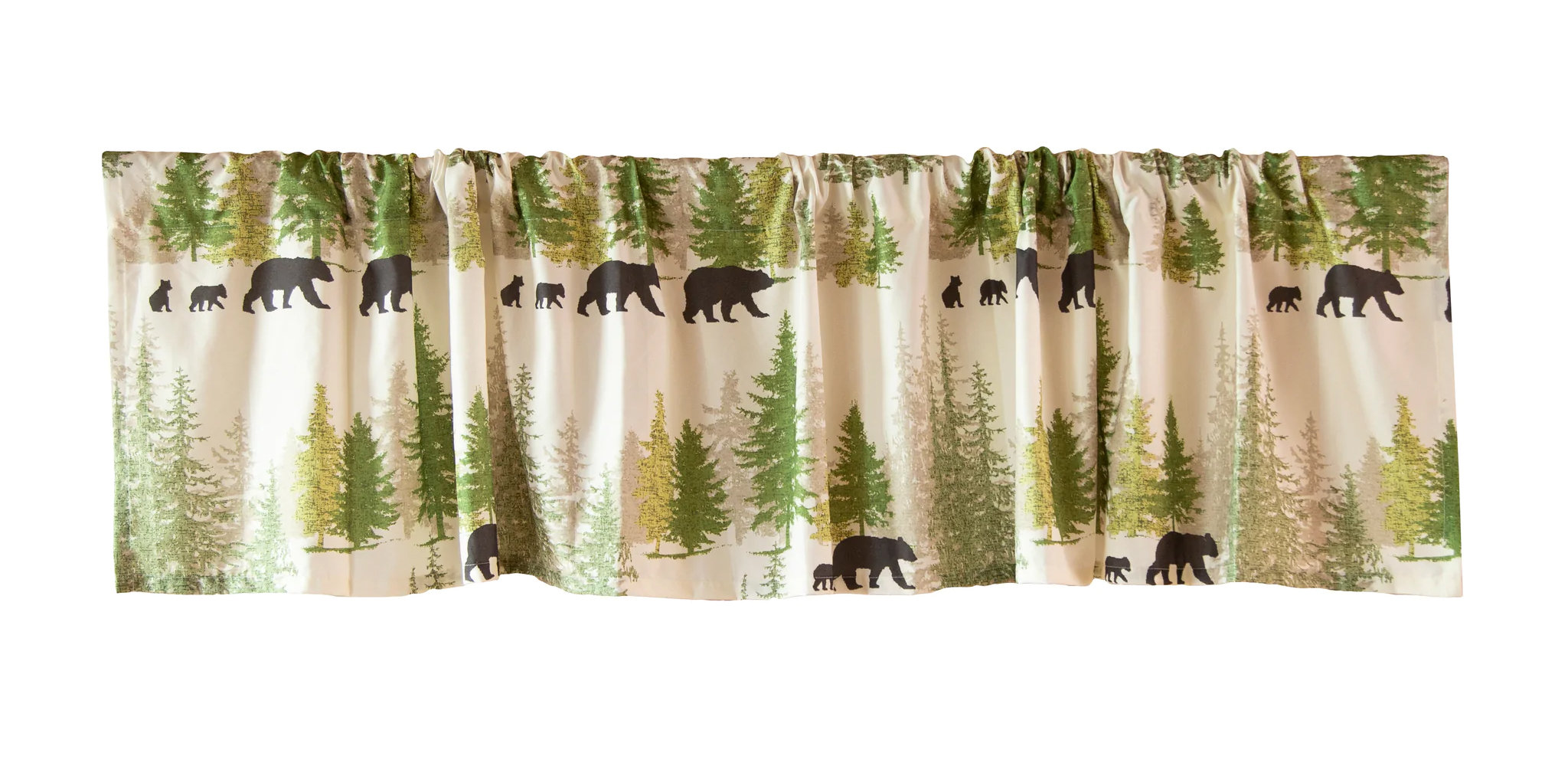 Carstens Inc. Pine Wilderness Rustic Window Valance 18" X 84" | Wayfair