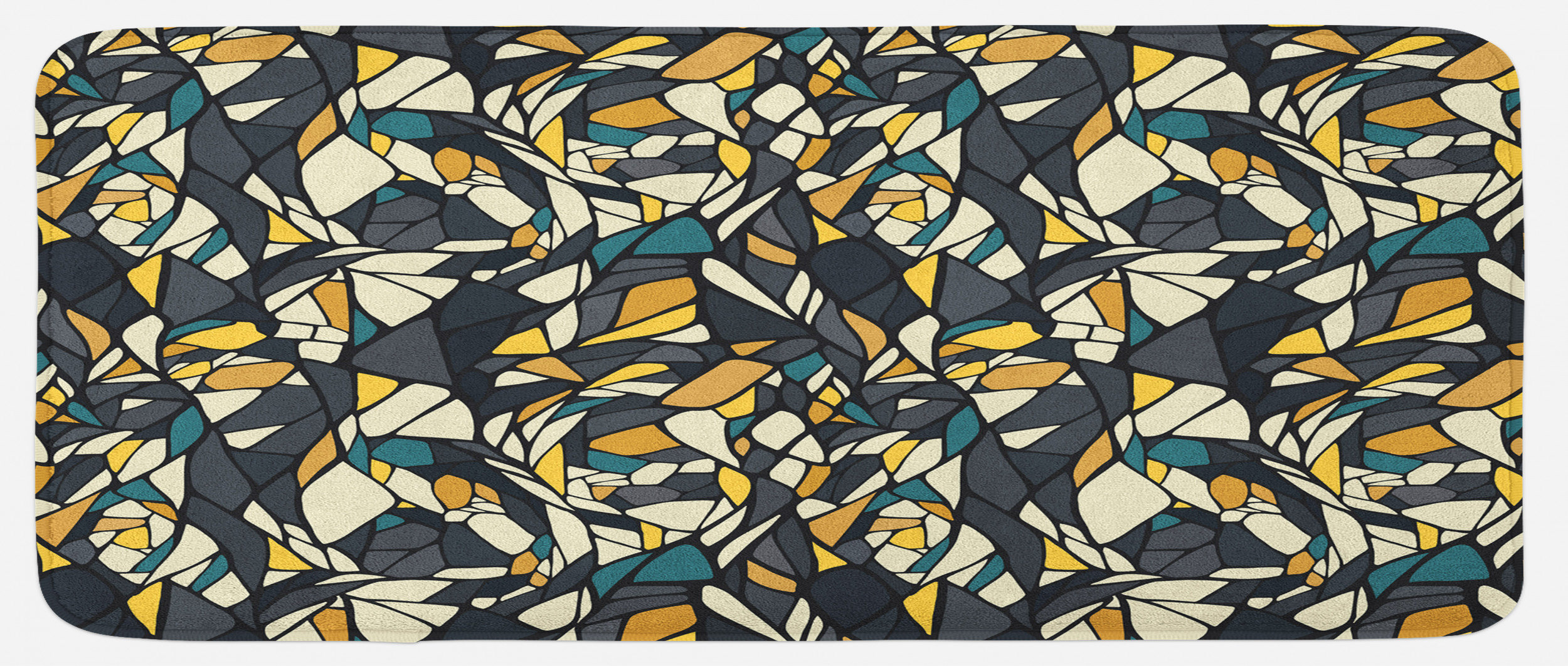 East Urban Home Abstract Kitchen Mat | Wayfair