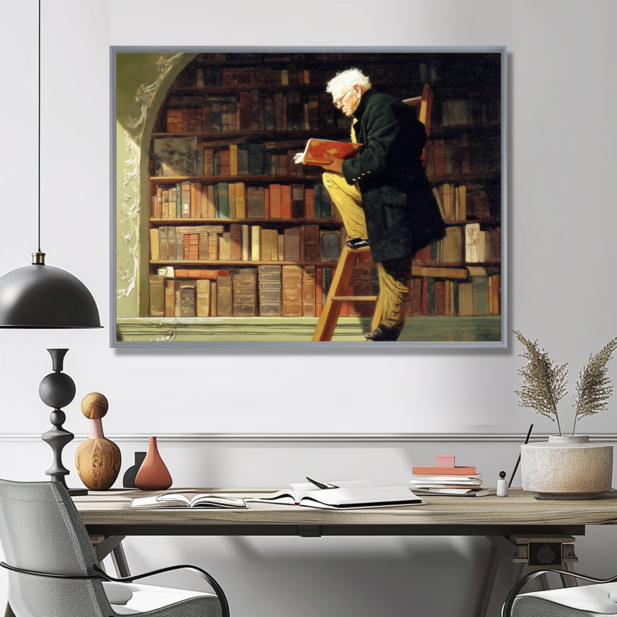 East Urban Home Charming Librarian In The London Library - Libraries ...