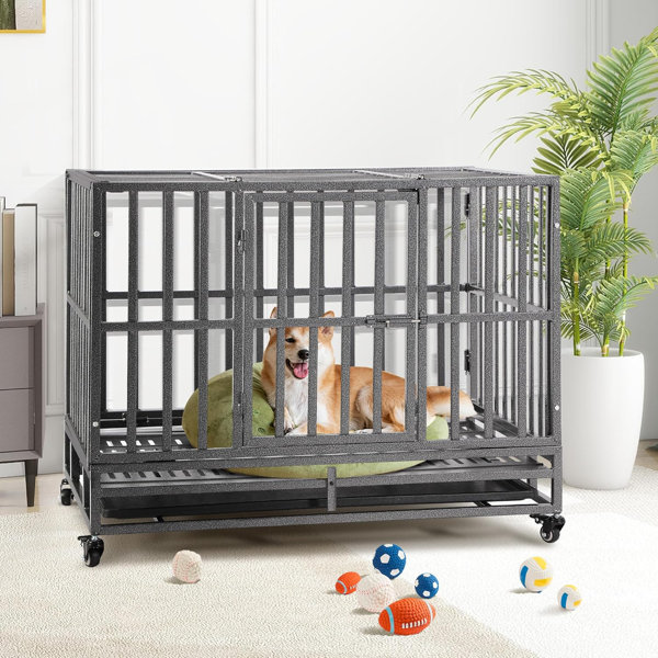 Tucker Murphy Pet™ Heavy Duty Dog Crates for Large Dogs - 38 inch ...