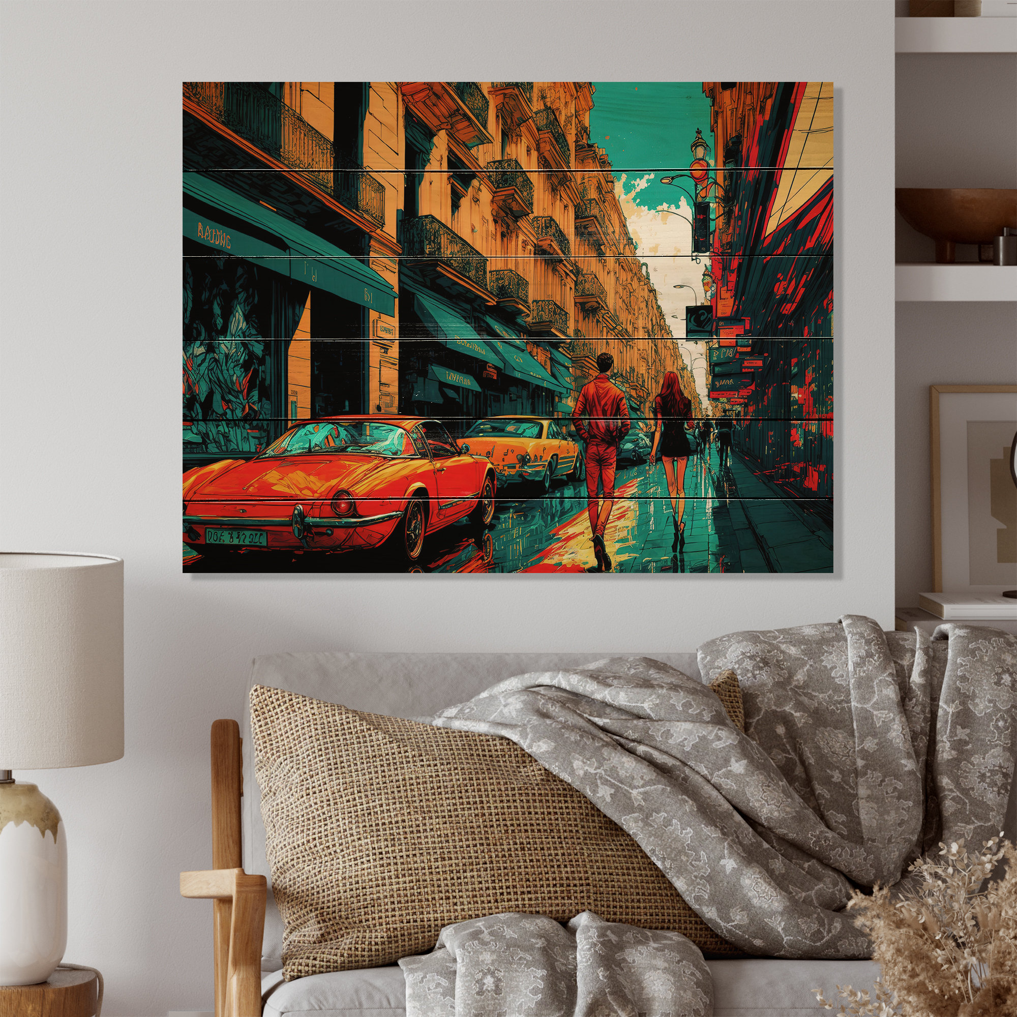 Red Barrel Studio® Paris City Life In Retro Colours I - French ...