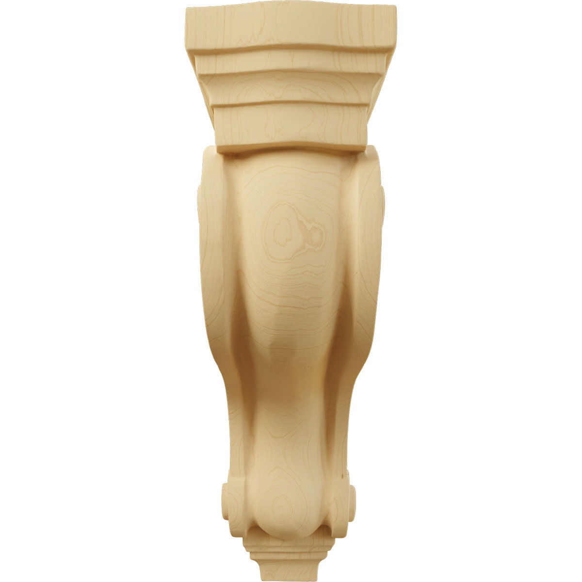 Ekena Millwork 3 7/8"W x 8"D x 13"H Los Angeles Hollow Back Corbel ...