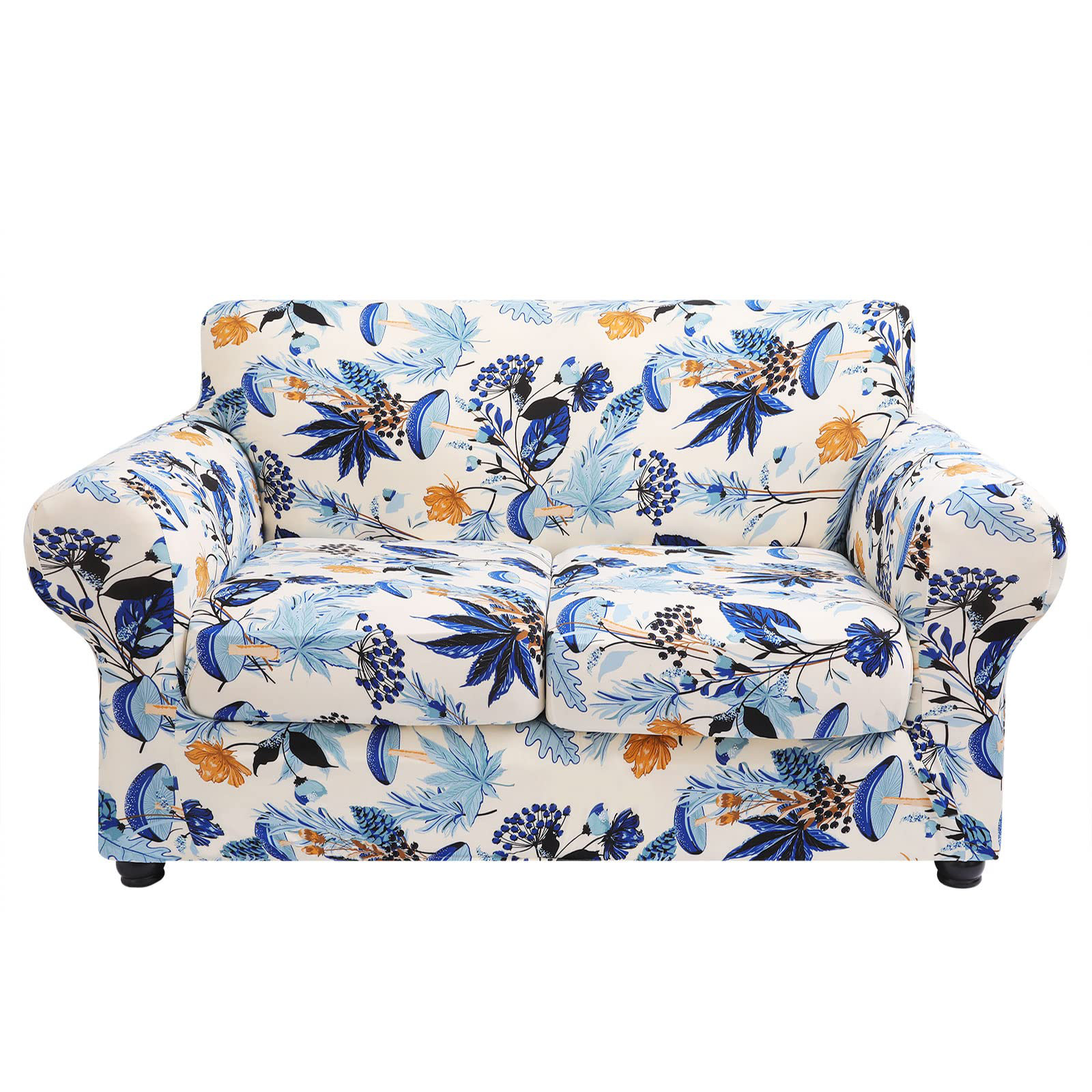 Red Barrel Studio® Couch Cover, Loveseat/Sofa Covers, Floral Pattern ...