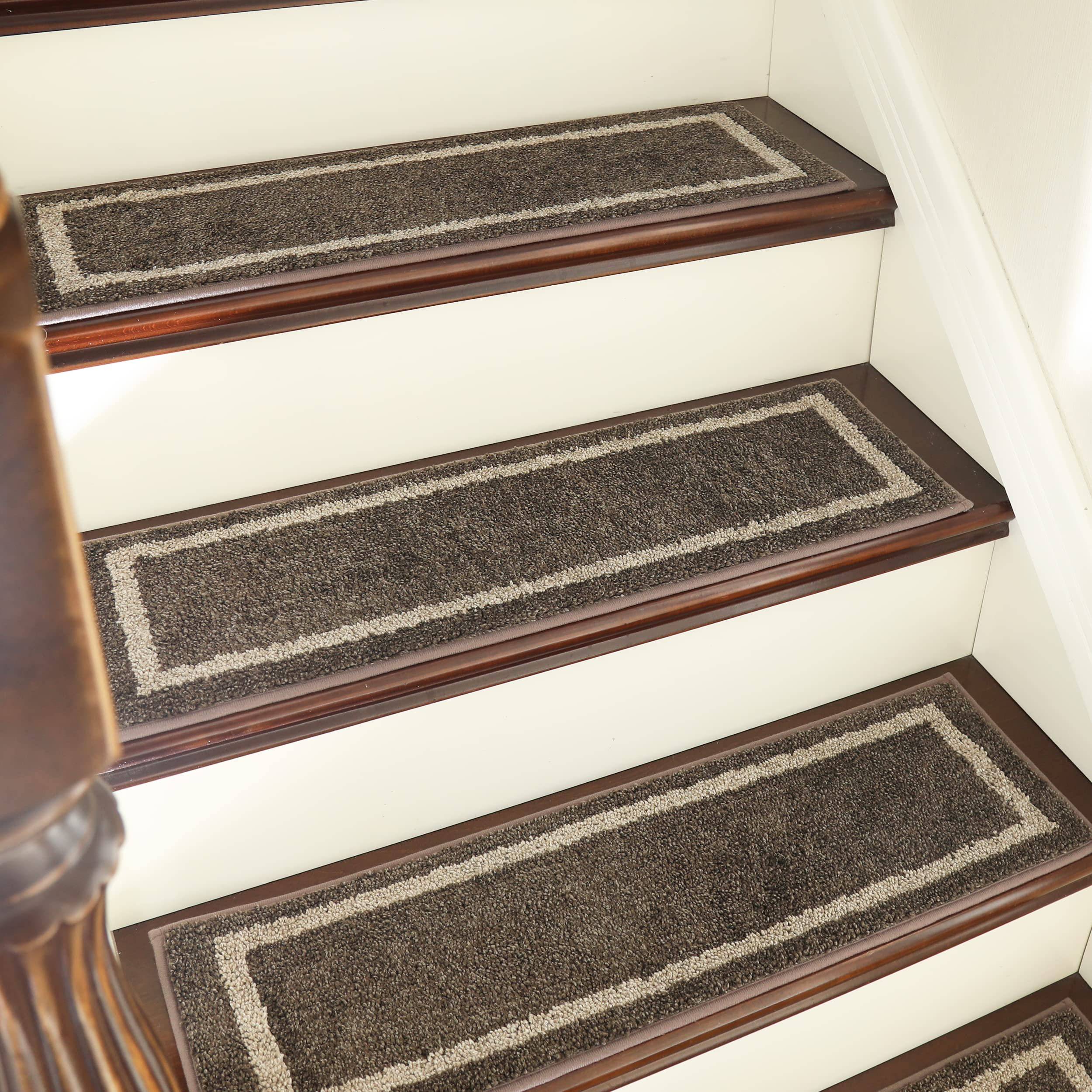 Latitude Run® Soft Stair Treads Non-Slip Carpet Mat 28Inx9in Indoor ...