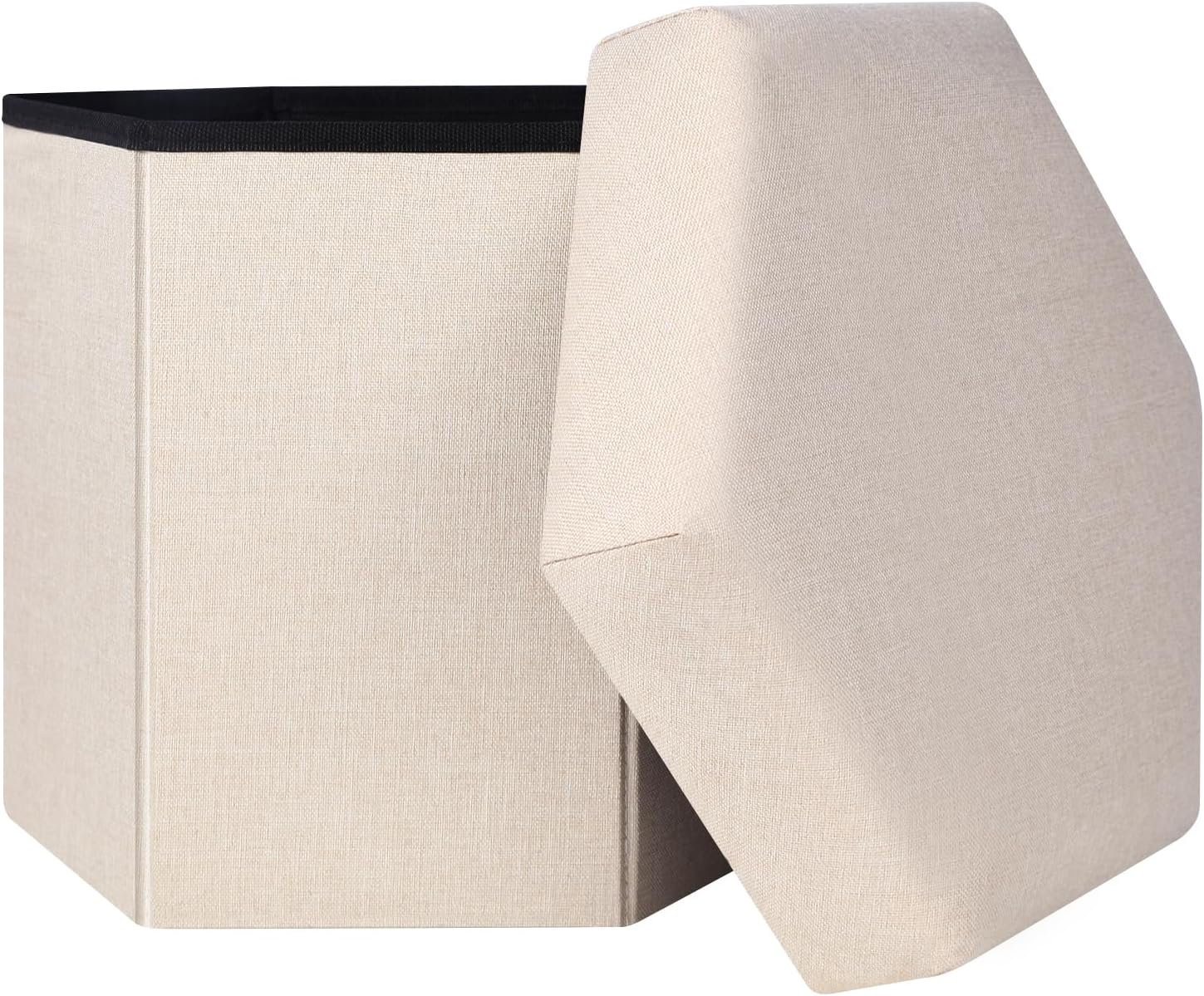 Ebern Designs 15 Inch Ottomans With Storage,Folding Ottoman Foot Rest ...