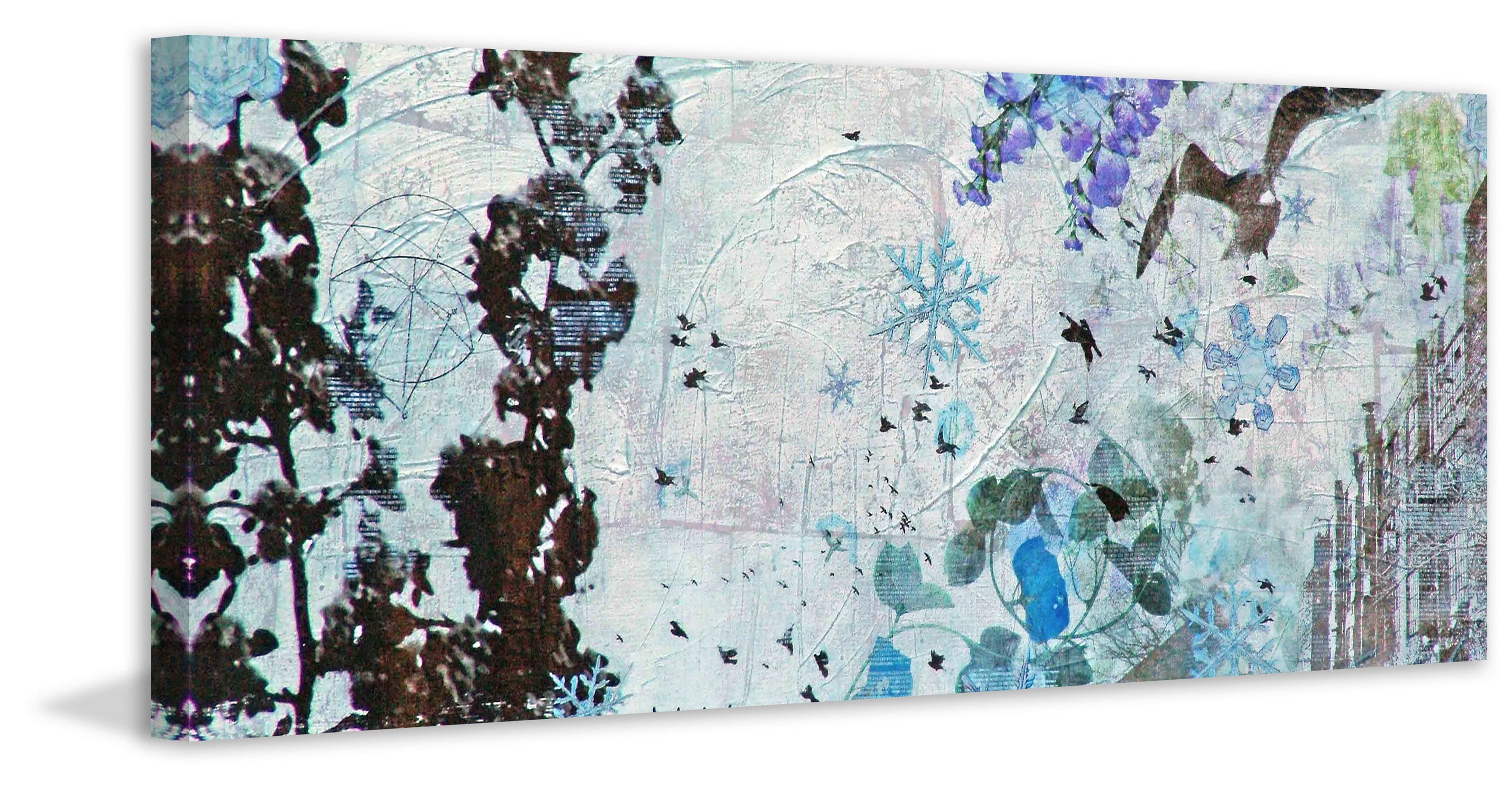 Marmont Hill 'Spring Snow' by Tracy Silva Barbosa Painting Print on ...