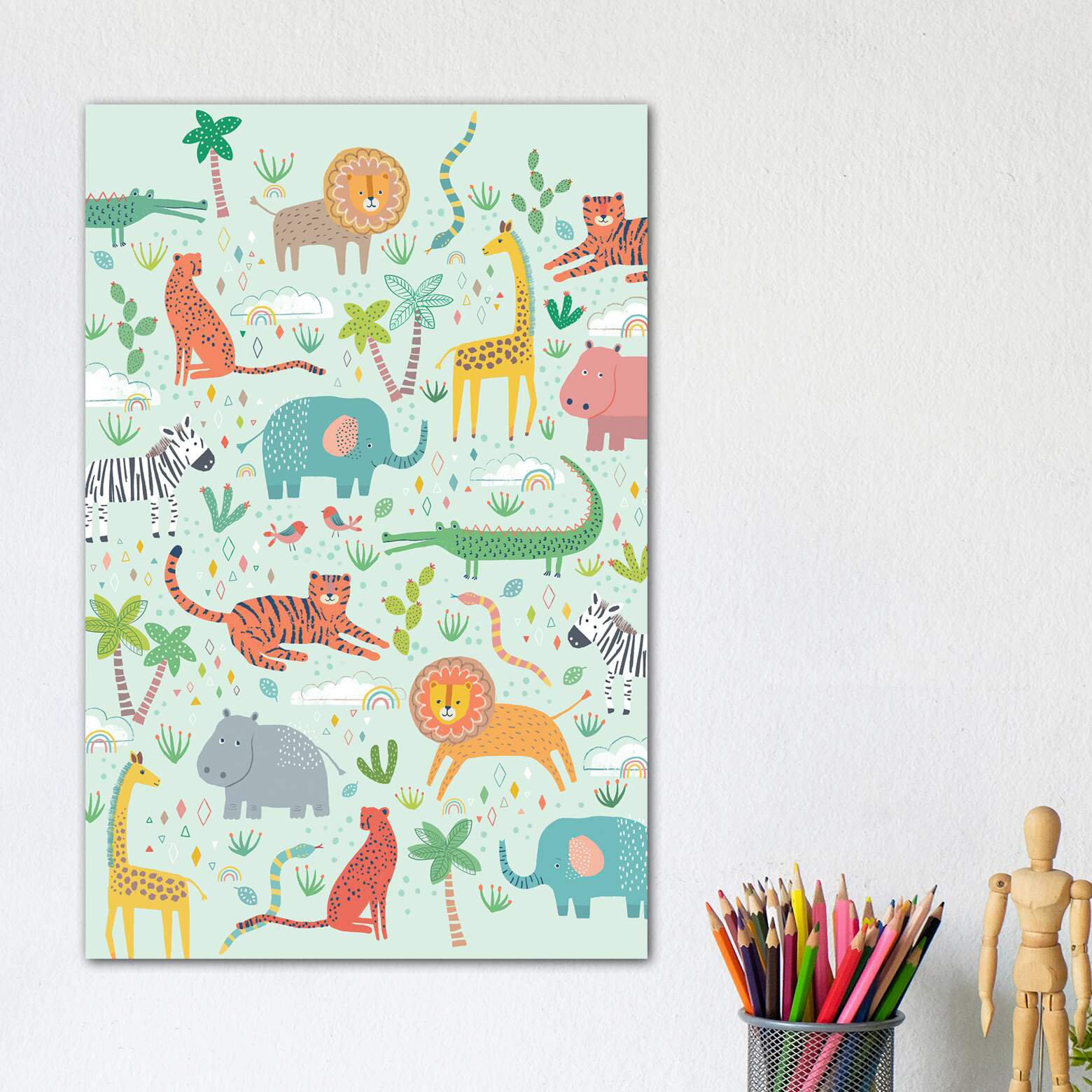 East Urban Home Jungle Chums II by Nancy Mckenzie - Painting Print ...