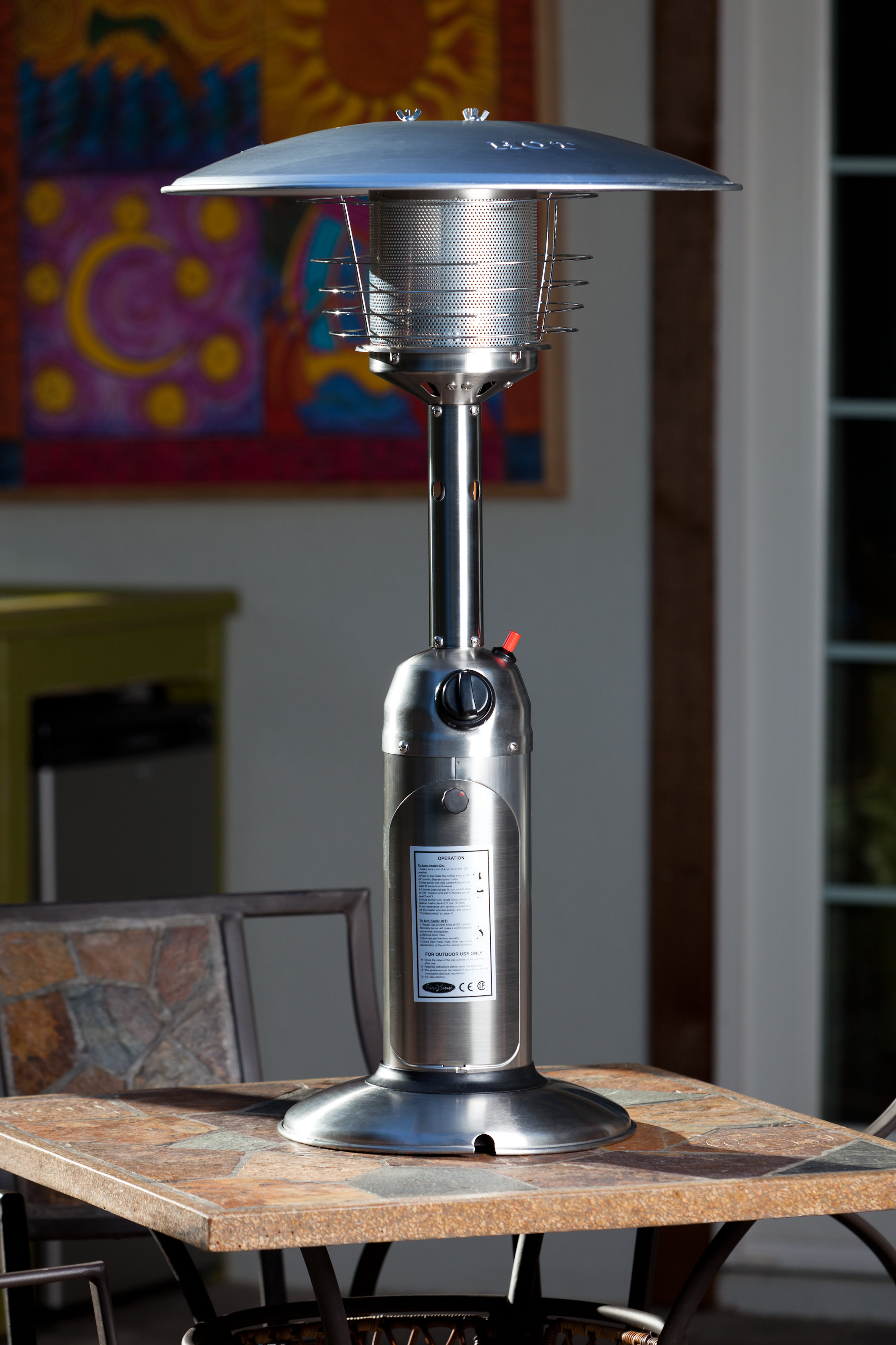 Fire Sense Tabletop Propane Patio Heater & Reviews | Wayfair