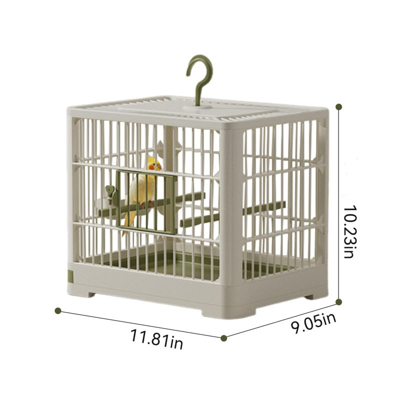 Tucker Murphy Pet™ Small Birds Lightweight Parrots Cage with Standing ...