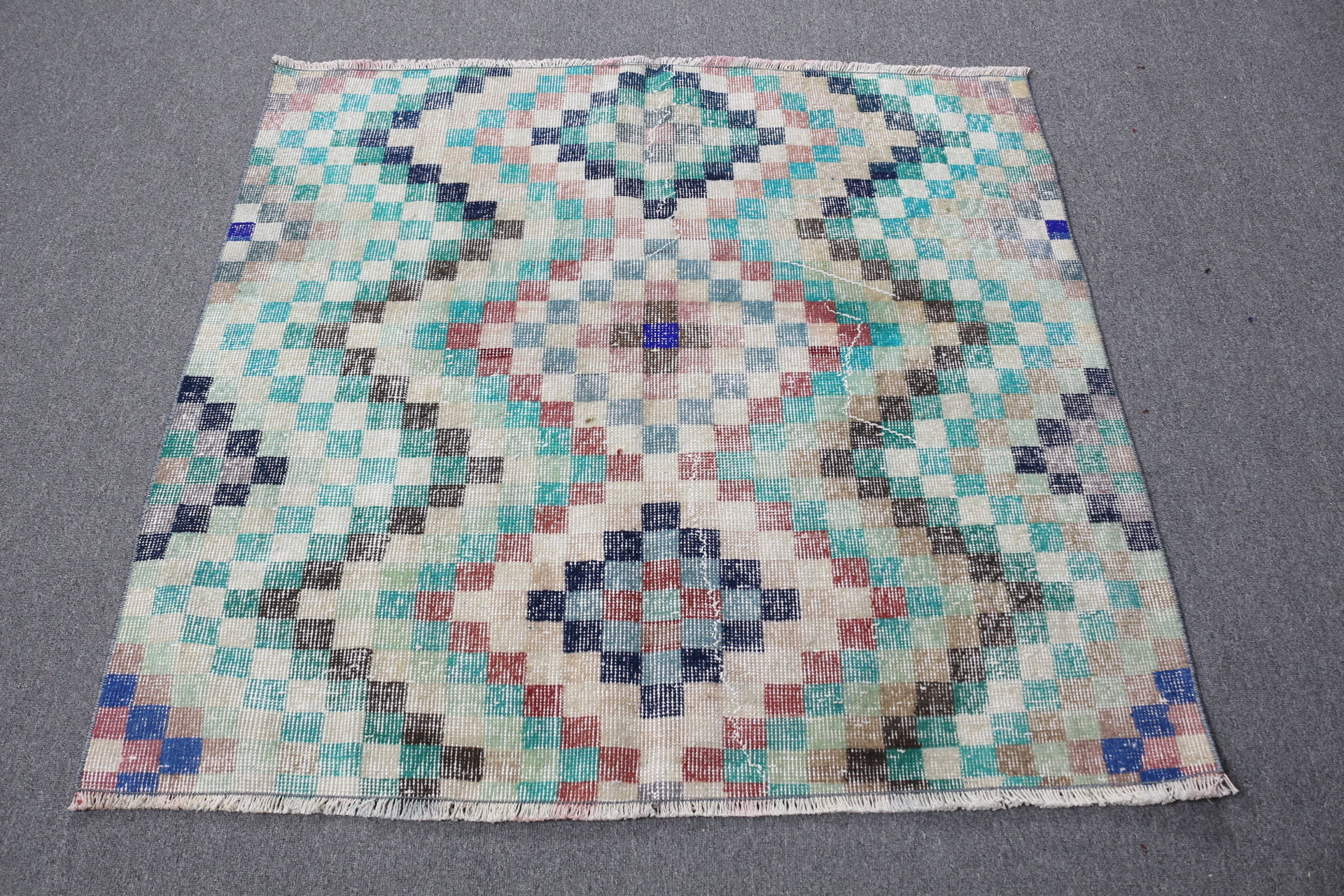 Wildon Home® Handmade Turkish Carpet With Geometric Pattern Offers ...