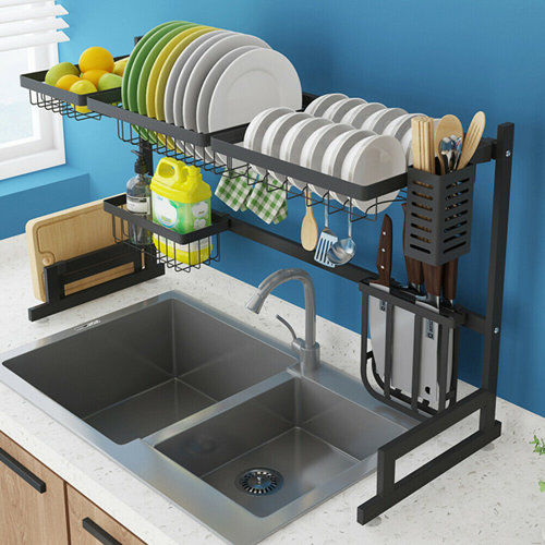 UNHO Stainless Steel Dish Rack & Reviews | Wayfair