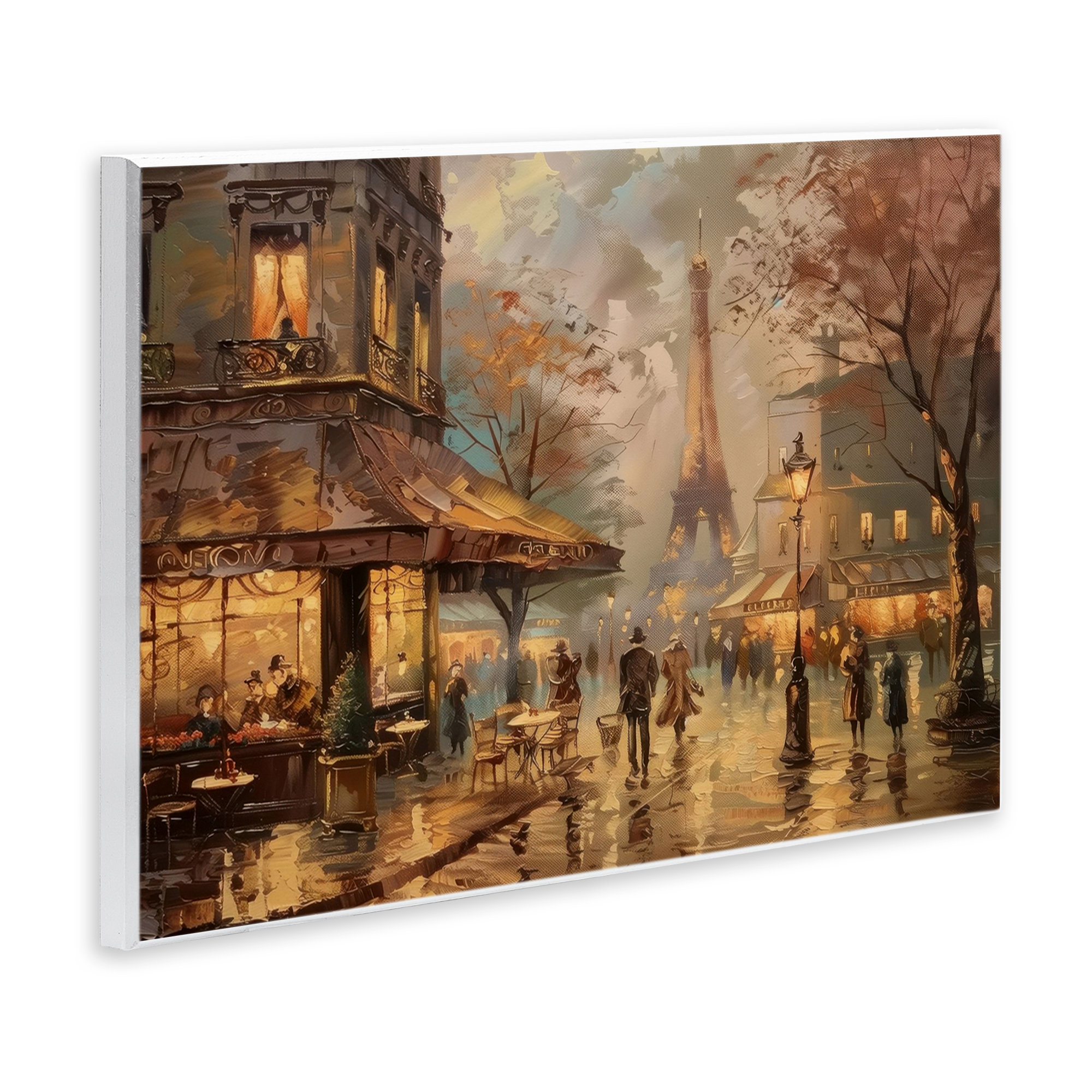 Winston Porter Parisian Fall Townscape Wall Plaque Art by LSR Design ...