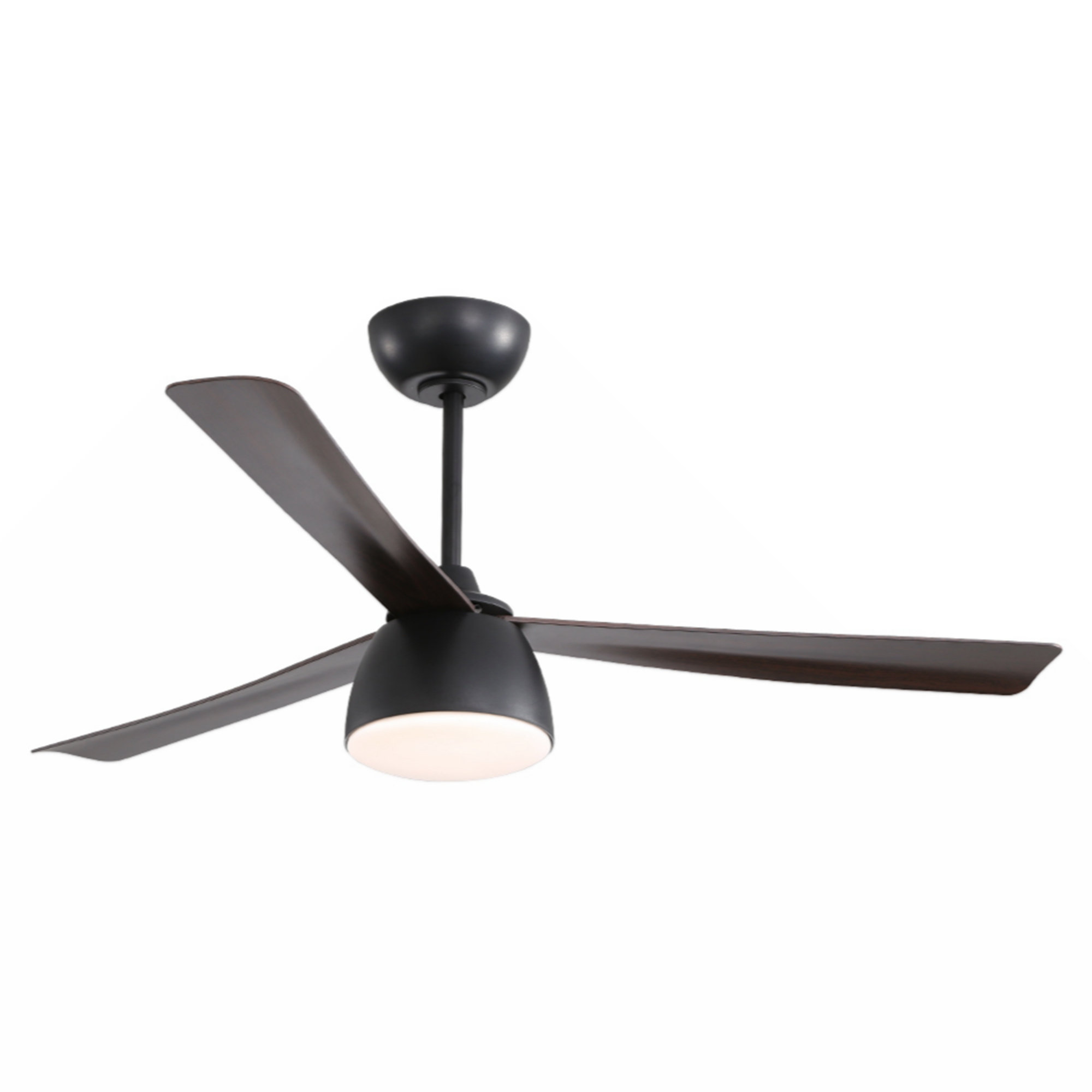 Wrought Studio™ 52 Inch Indoor LED Ceiling Fan With 3 Color Dimmable 6 ...