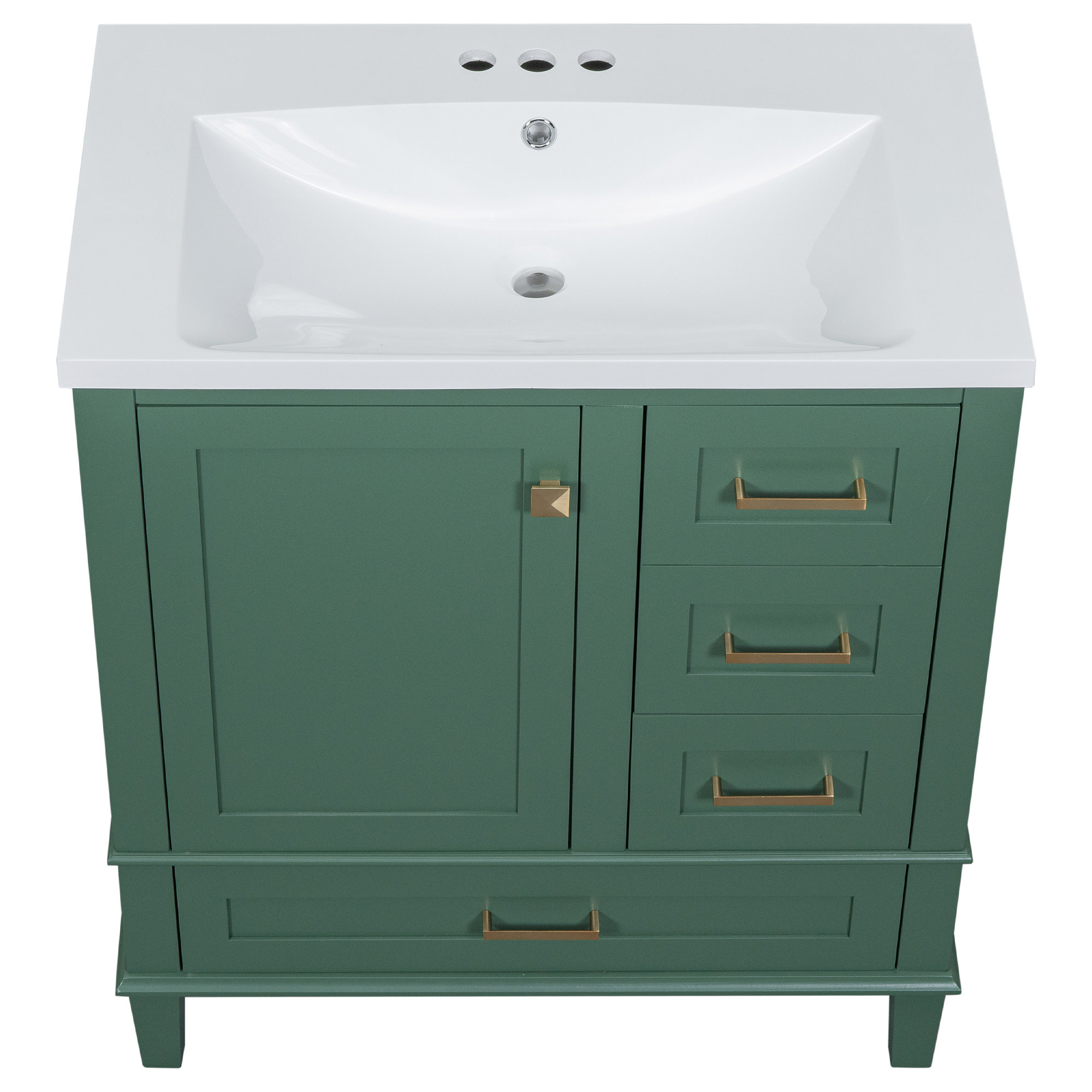 Winston Porter Kourtlynn 18 Free Standing Single Bathroom Vanity With