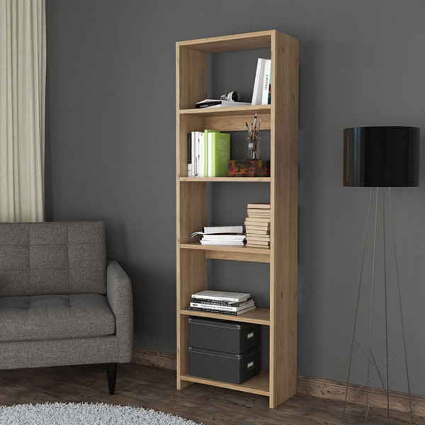 17 Stories Mashiya 160cm H x 48.6cm W Standard Bookcase | Wayfair.co.uk