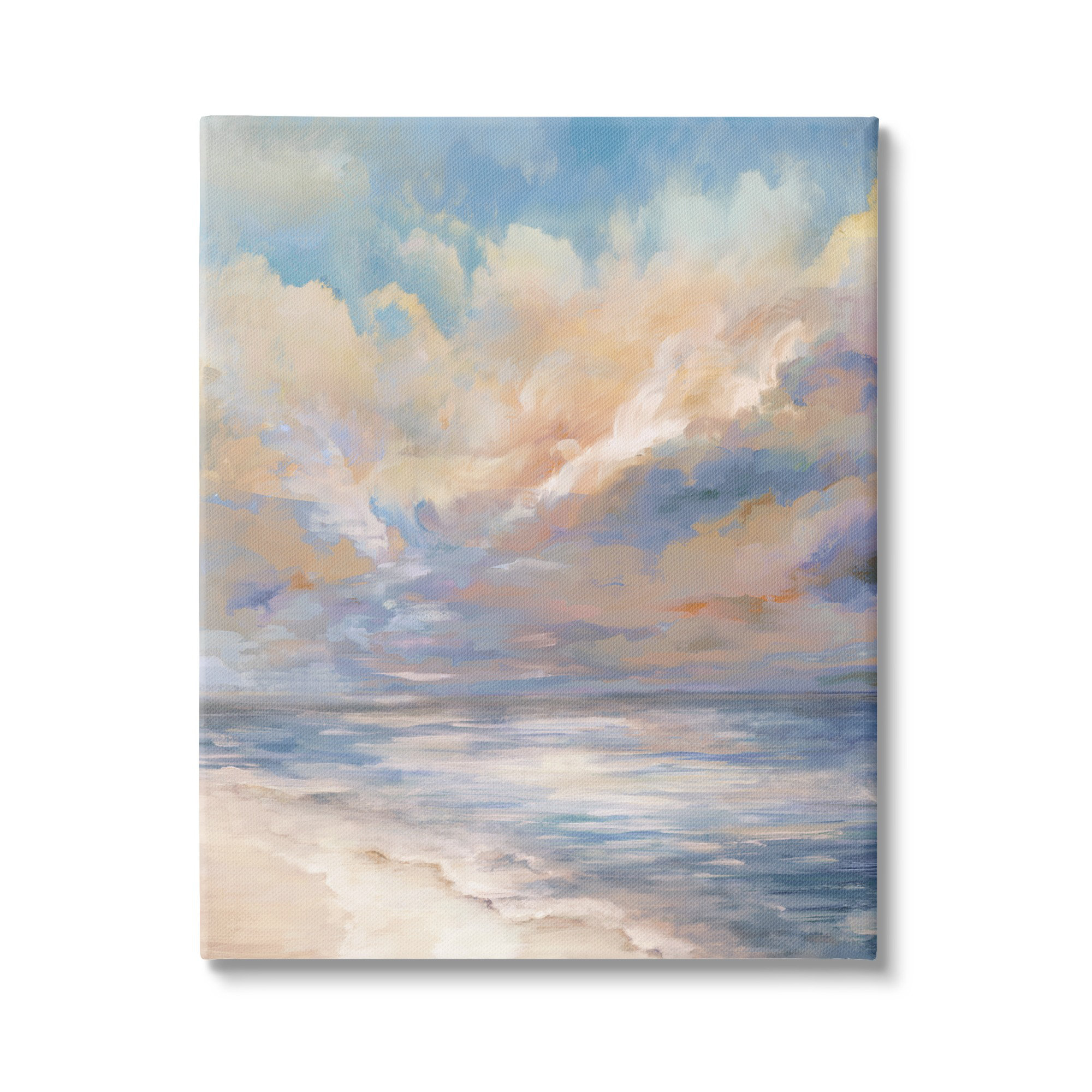 Ebern Designs Abstract Sunset Shoreline Canvas Wall Art by Carson Lyons ...