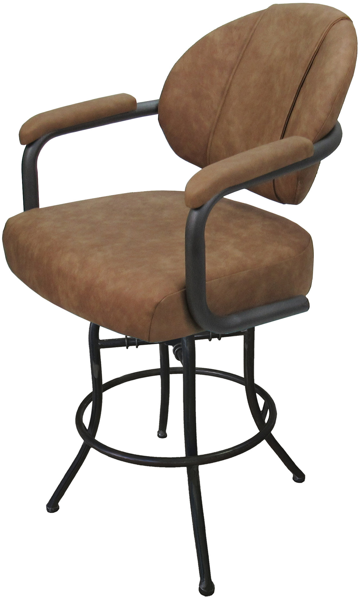 Red Barrel Studio® Swivel Tilt Counter 26" Metal Stool | Wayfair