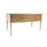 Ave Home Raw Colette Solid Wood Executive Desk | Wayfair