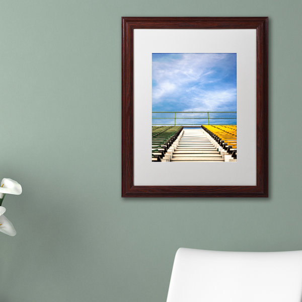 Trademark Art Jason Shaffer " Stadium " by Jason Shaffer | Wayfair