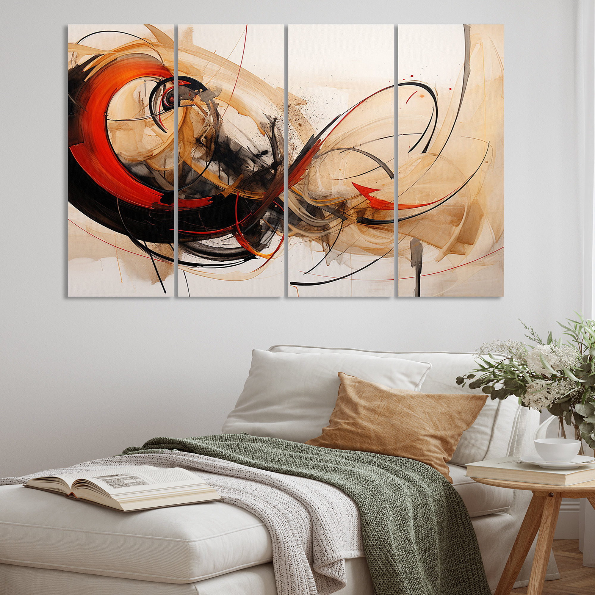 Wrought Studio™ Slowly Loosing Your Patience Abstract Watercolor I - 4 ...