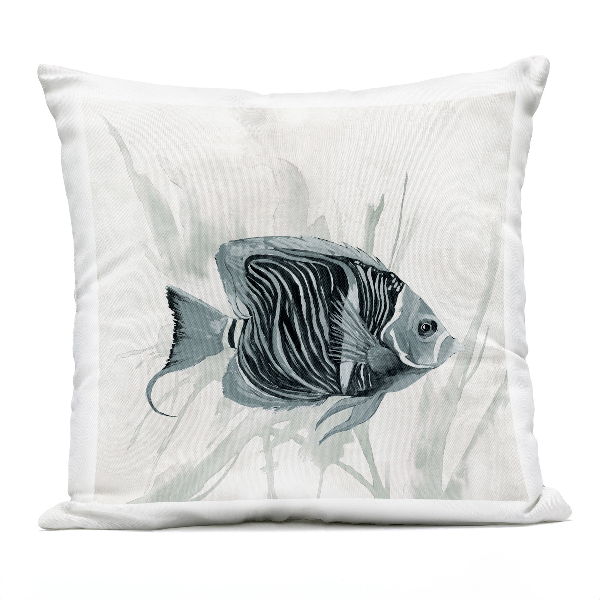 Stupell Industries Something Fishy Aquatic Outdoor Printed Pillow ...