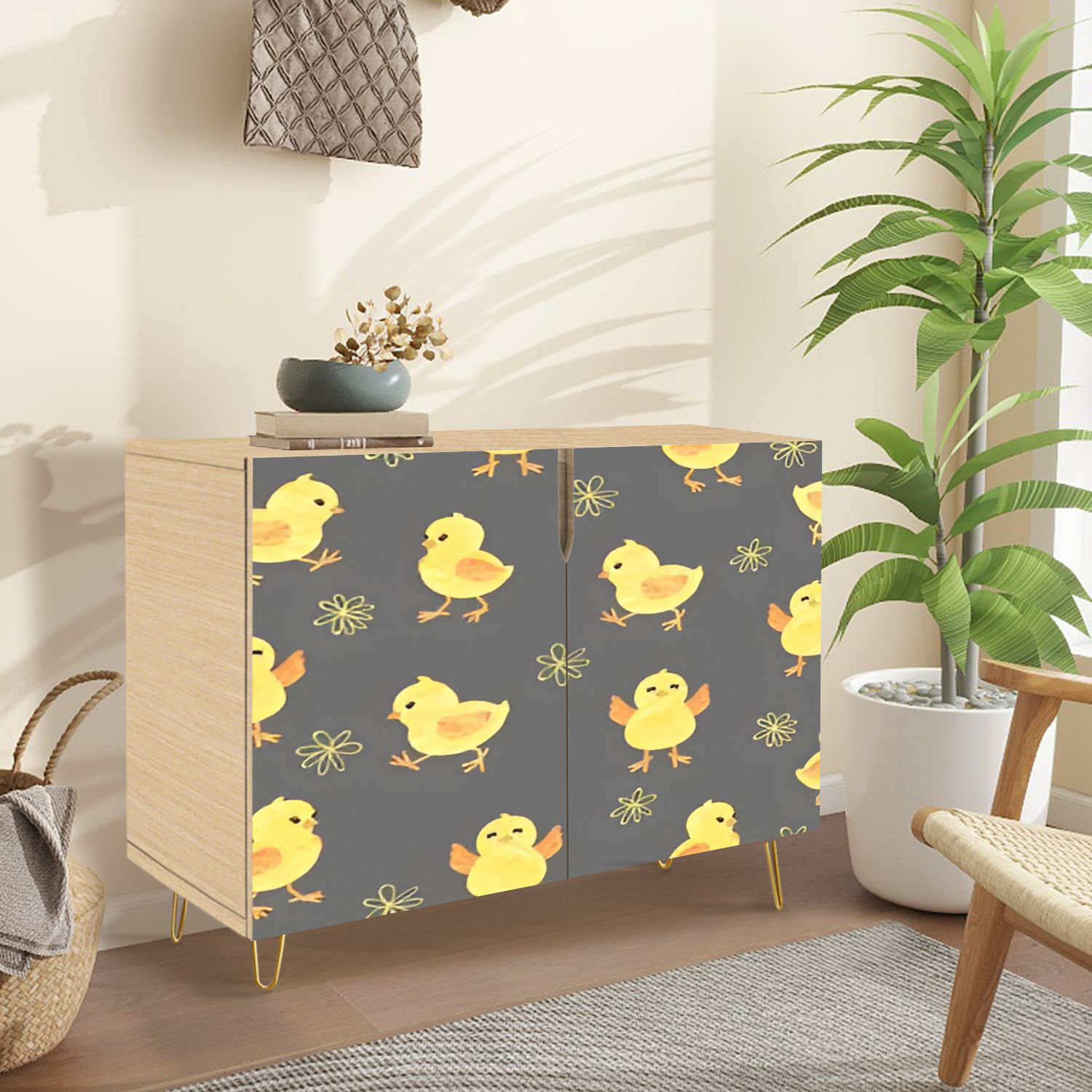 Dakota Fields Sideboard Buffet Cabinet with Storage Seamless baby cute ...