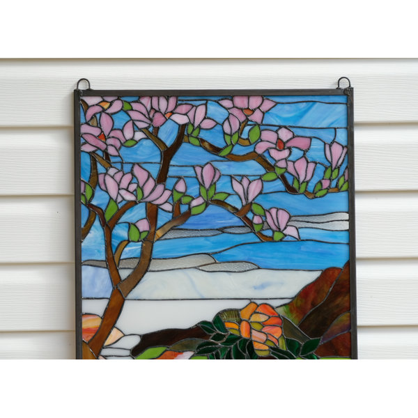Bungalow Rose Floral And Plants Window Panel | Wayfair