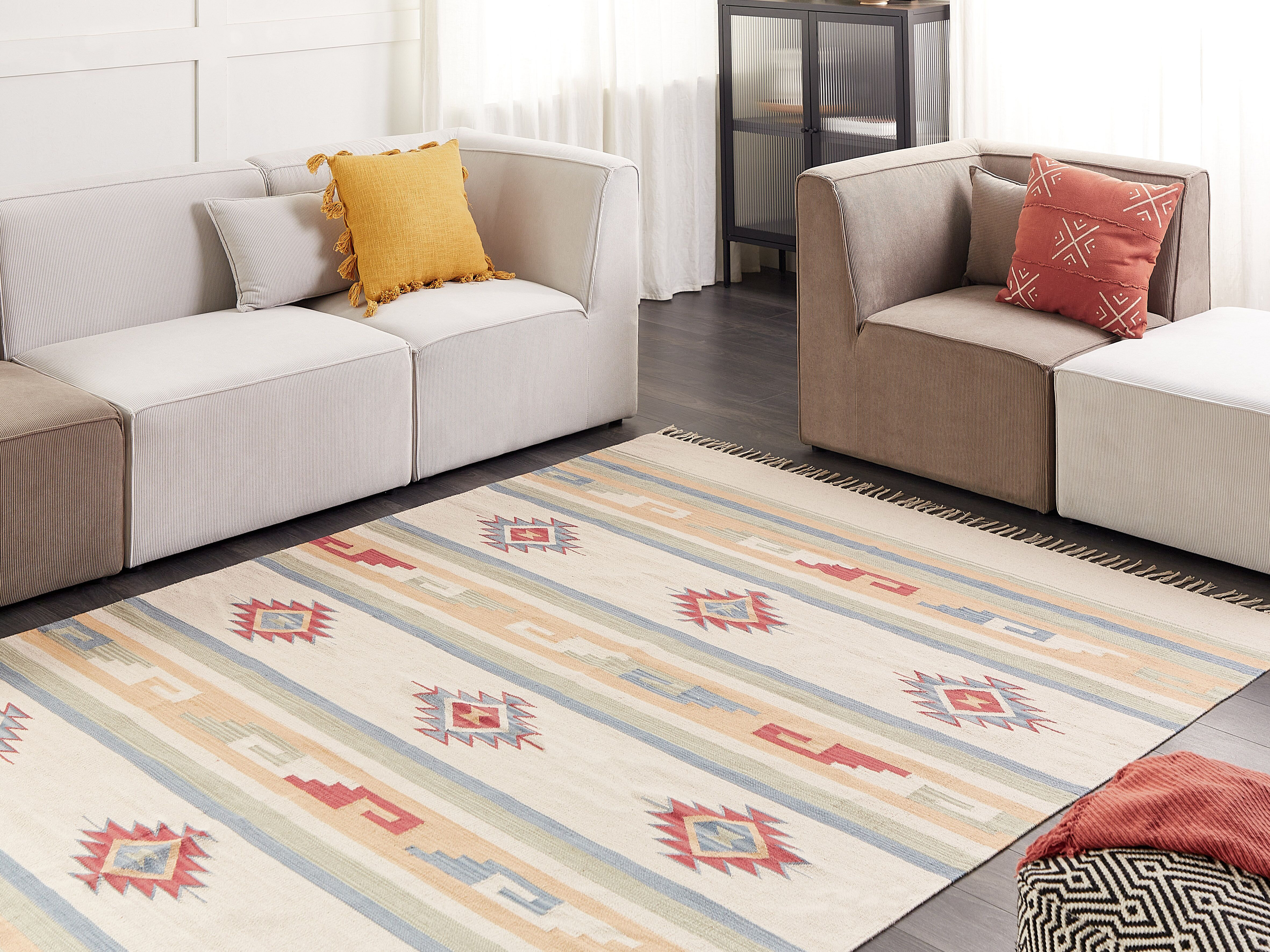 Natur Pur Vanesa Moroccan Handmade Beige Area Rug | Wayfair.co.uk