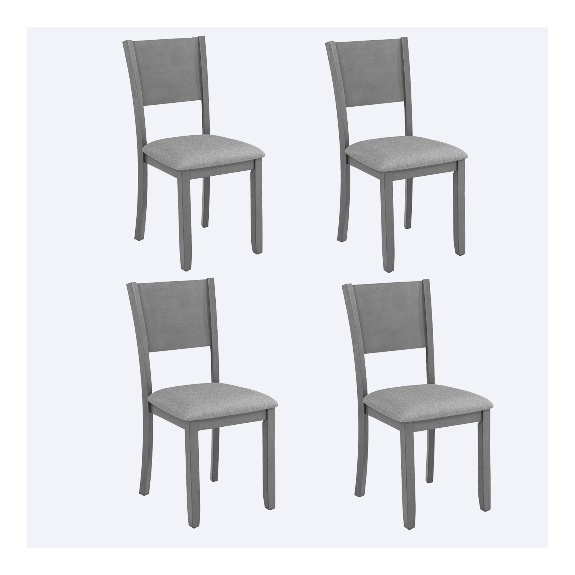 Latitude Run® Dining Chairs set for 4,Kitchen Chair with Padded Seat ...
