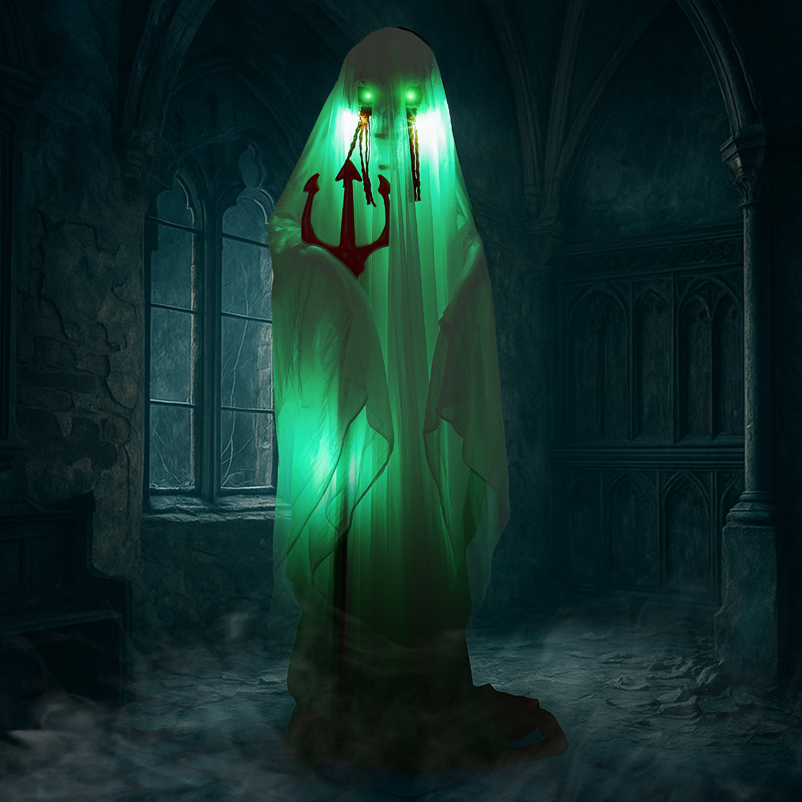 The Holiday Aisle® 4.3Ft Halloween Decorations Outdoor Animatronics ...
