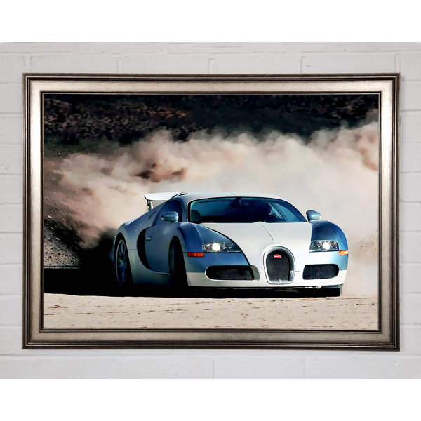 Ebern Designs Bugatti Veyron Drive - Single Picture Frame Print ...