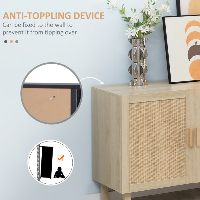 HomCom 27.5'' Sideboard | Wayfair