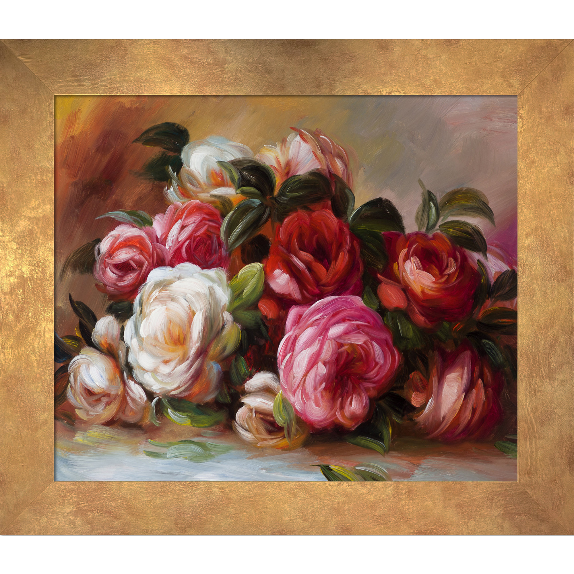Vault W Artwork Discarded Roses by Pierre-Auguste Renoir - Picture ...