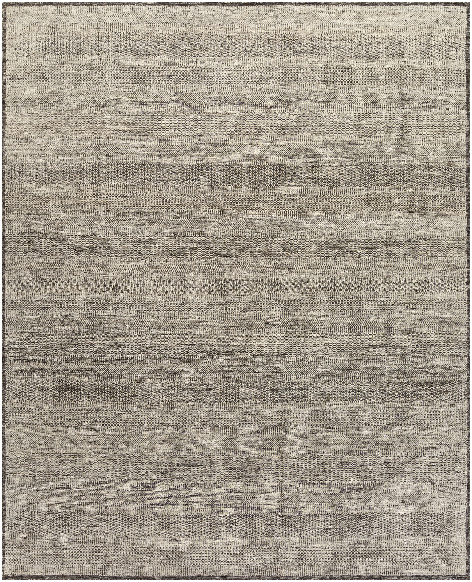 Foundry Select Hand-Knotted Gray/Ivory Area Rug | Wayfair