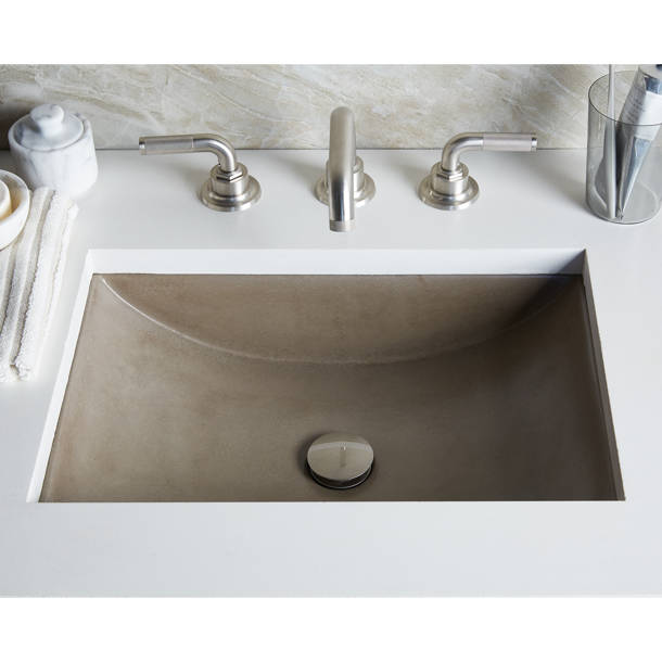 Native Trails Morro Concrete Handmade Circular Vessel Bathroom Sink ...