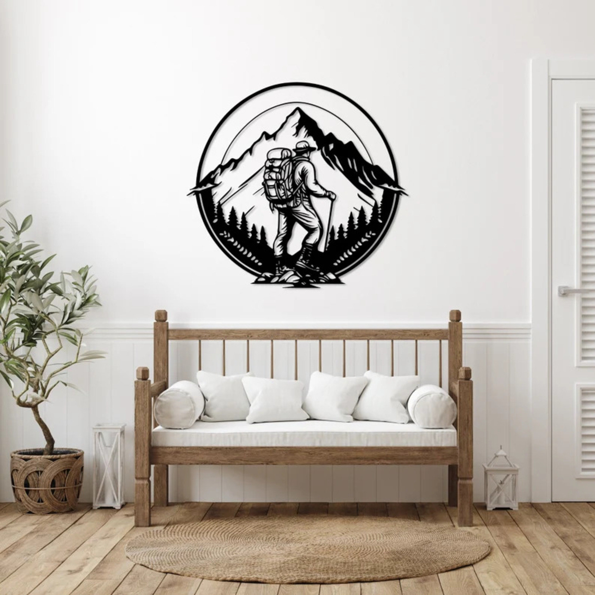 Millwood Pines Climber Wall Decor, Mountain Climbing Wall Decor ...