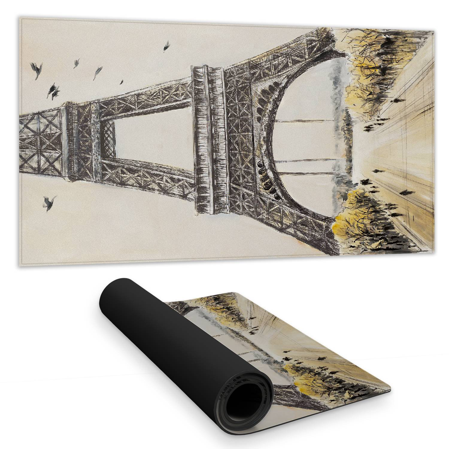 Begin Edition International Inc. Eiffel tower with flying birds - 15.75 ...