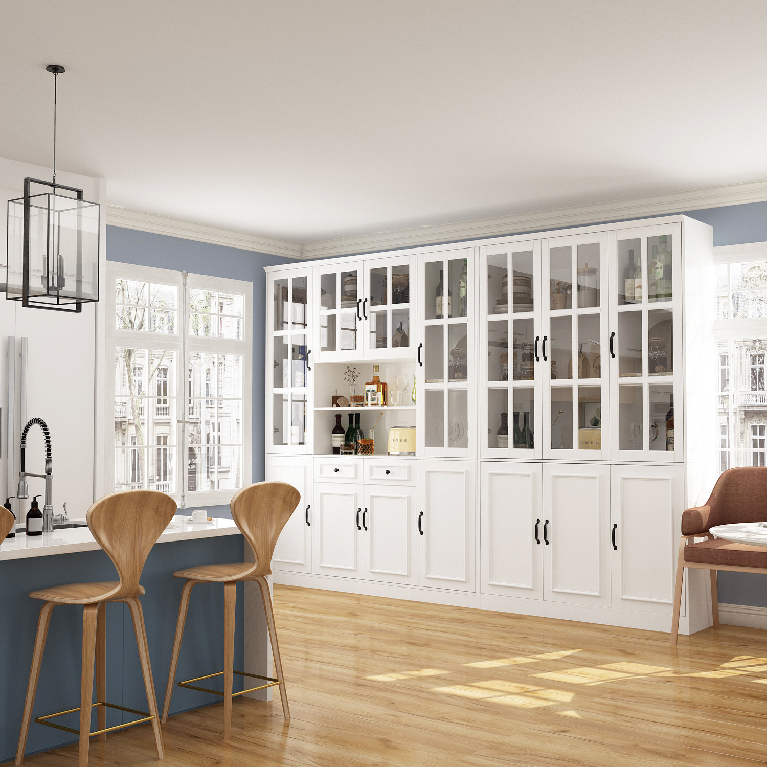 Lark Manor™ Hitton 79" Kitchen Pantry & Reviews | Wayfair
