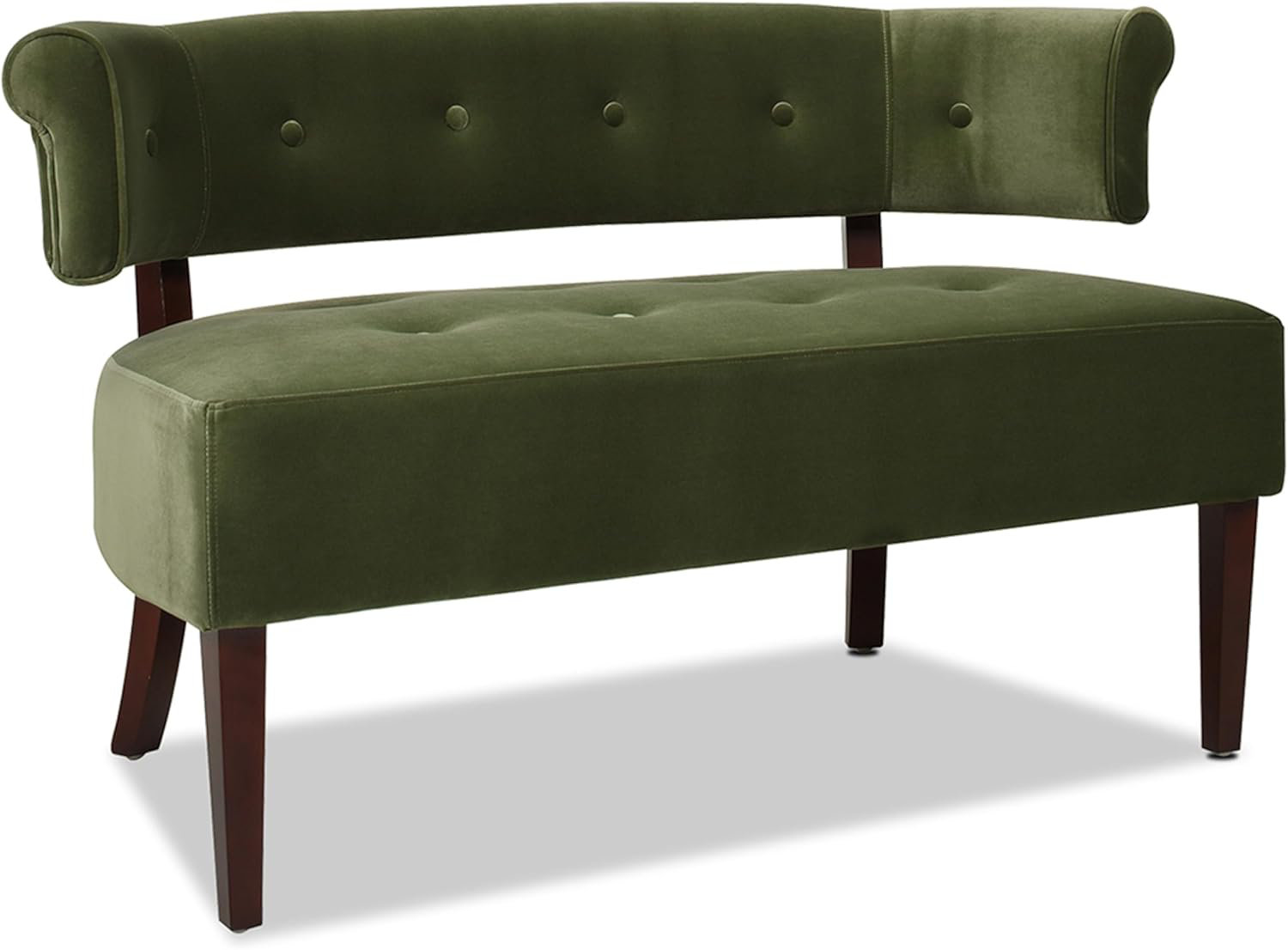 Rosdorf Park Mid-Century Modern Upholstered Tufted Entryway Bench With ...