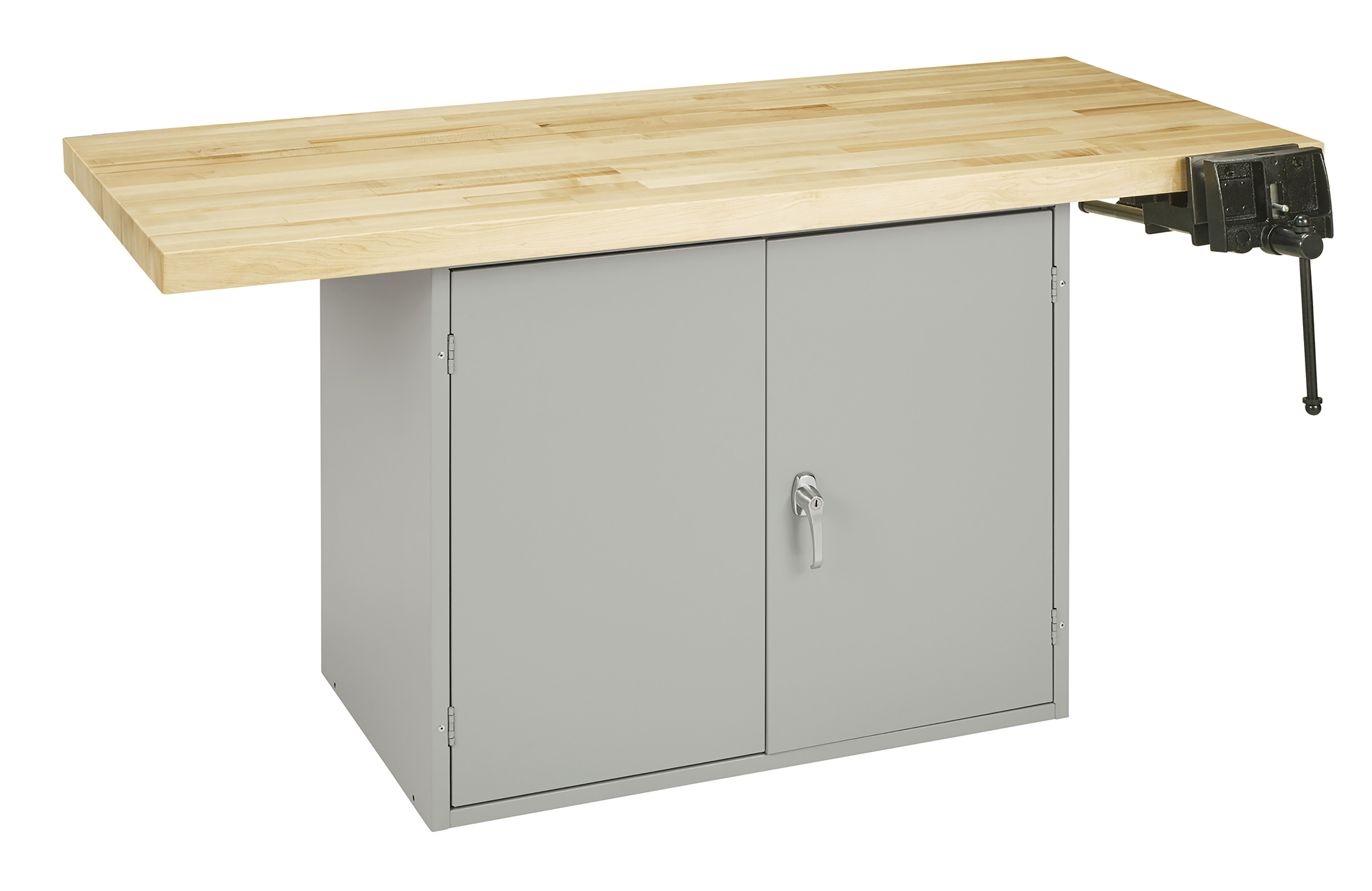 Shain Two Station 64"W Wood Top Workbench - Wayfair Canada