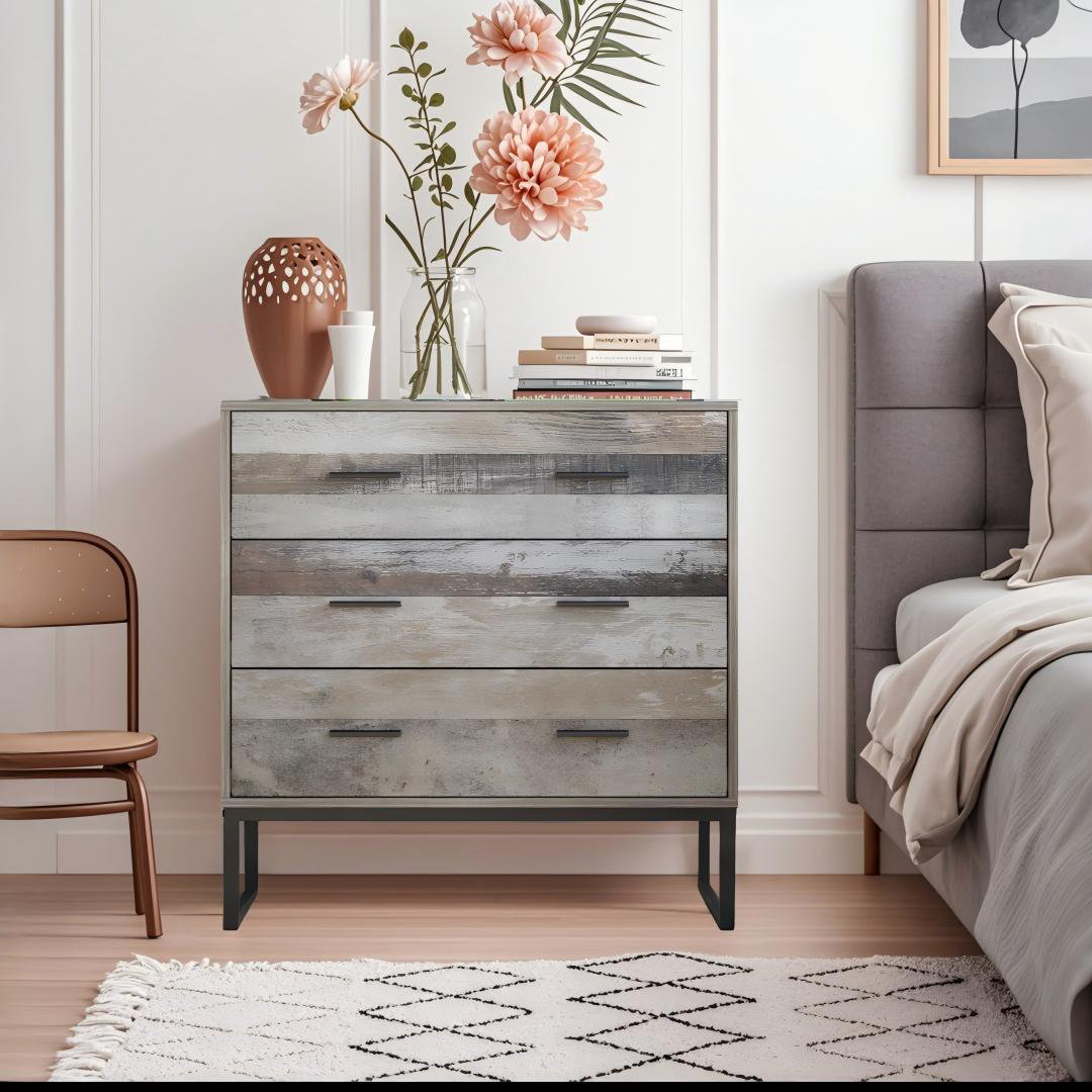 17 Stories Kedrian 3 Drawer 31.5'' W Chest & Reviews | Wayfair