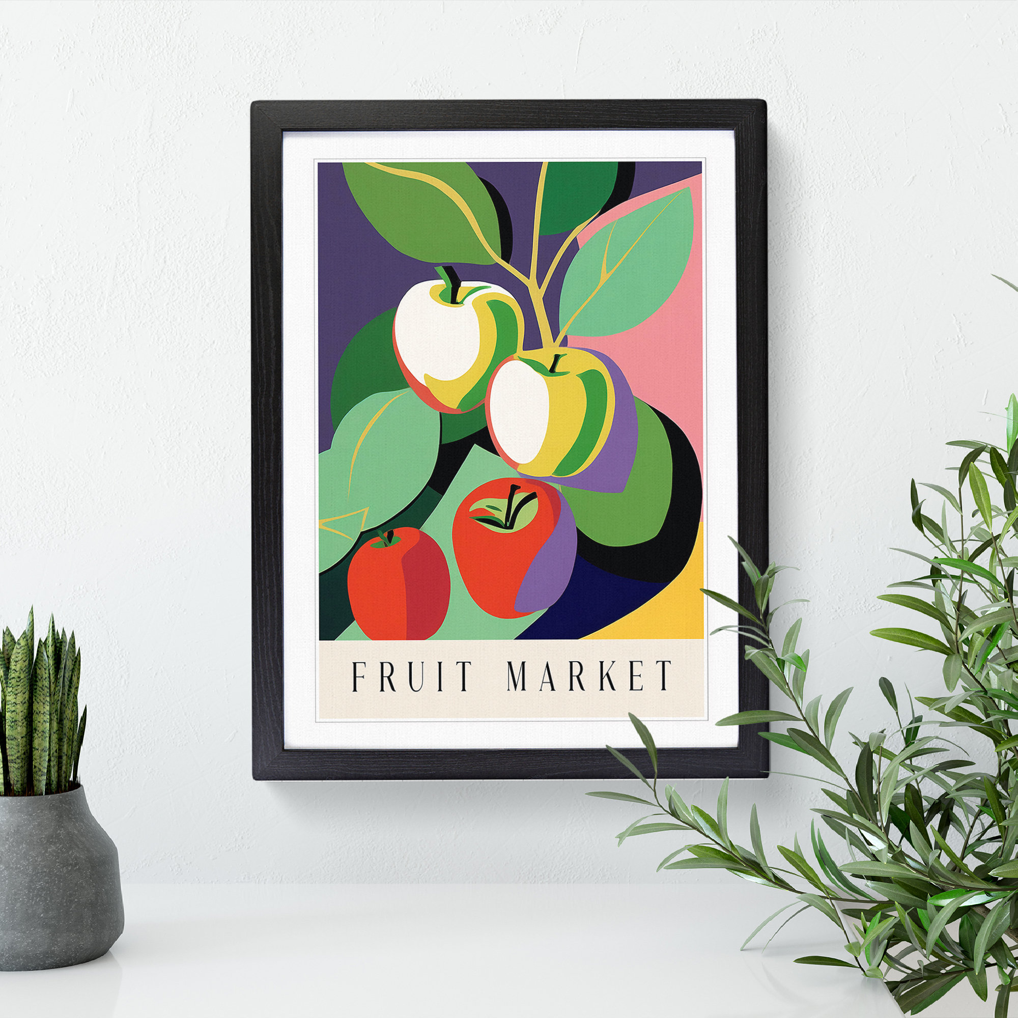 Happy Larry Apple Fruit Market Exhibition Vol.8 | Wayfair.co.uk