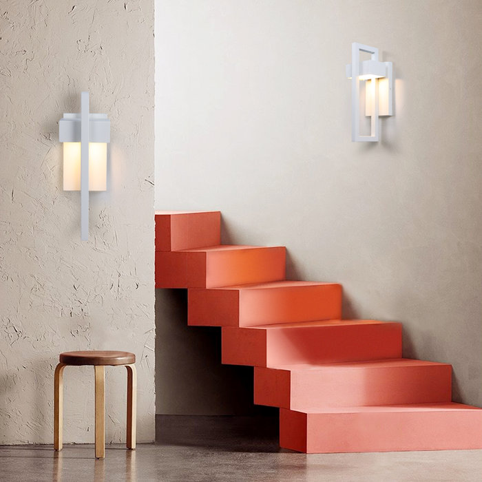 Latitude Run® Almantas Aluminum LED Outdoor Wall Light & Reviews | Wayfair